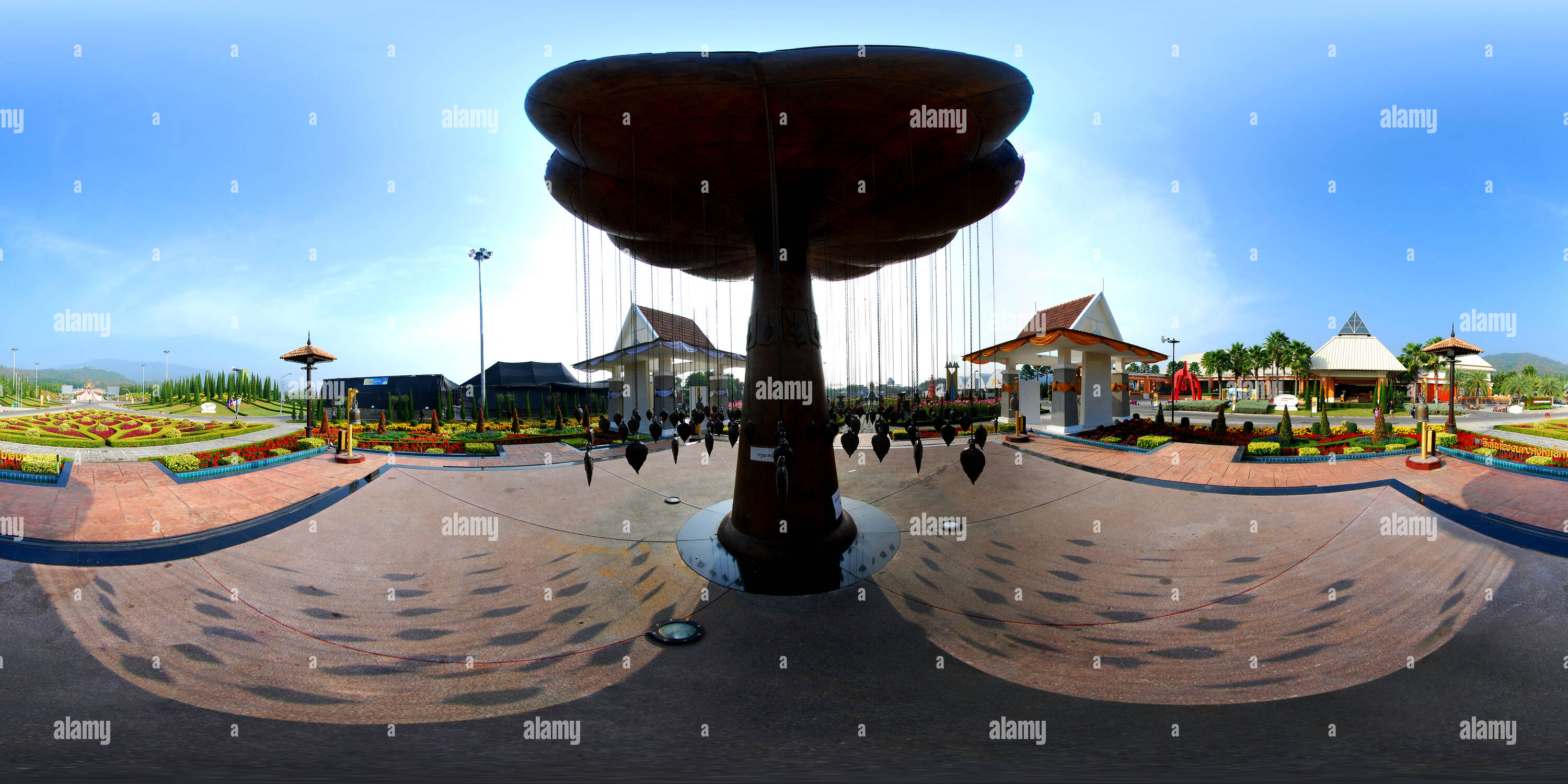 360° view of Pho Tree of Loyalty, Royal Flora Ratchaphruek Garden ...