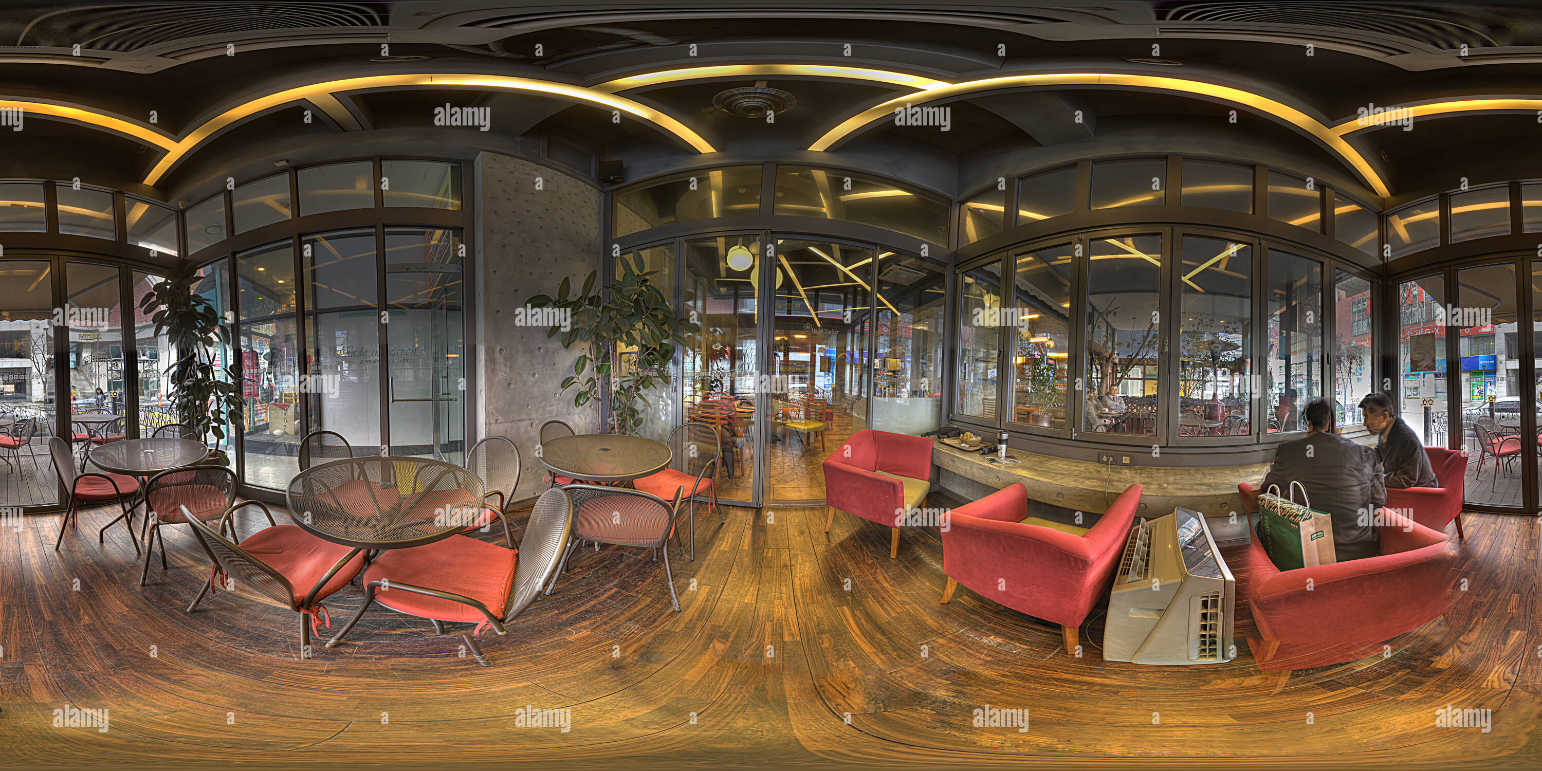 360° view of [HDR VR] Bundang-Cafe-Korea - Alamy