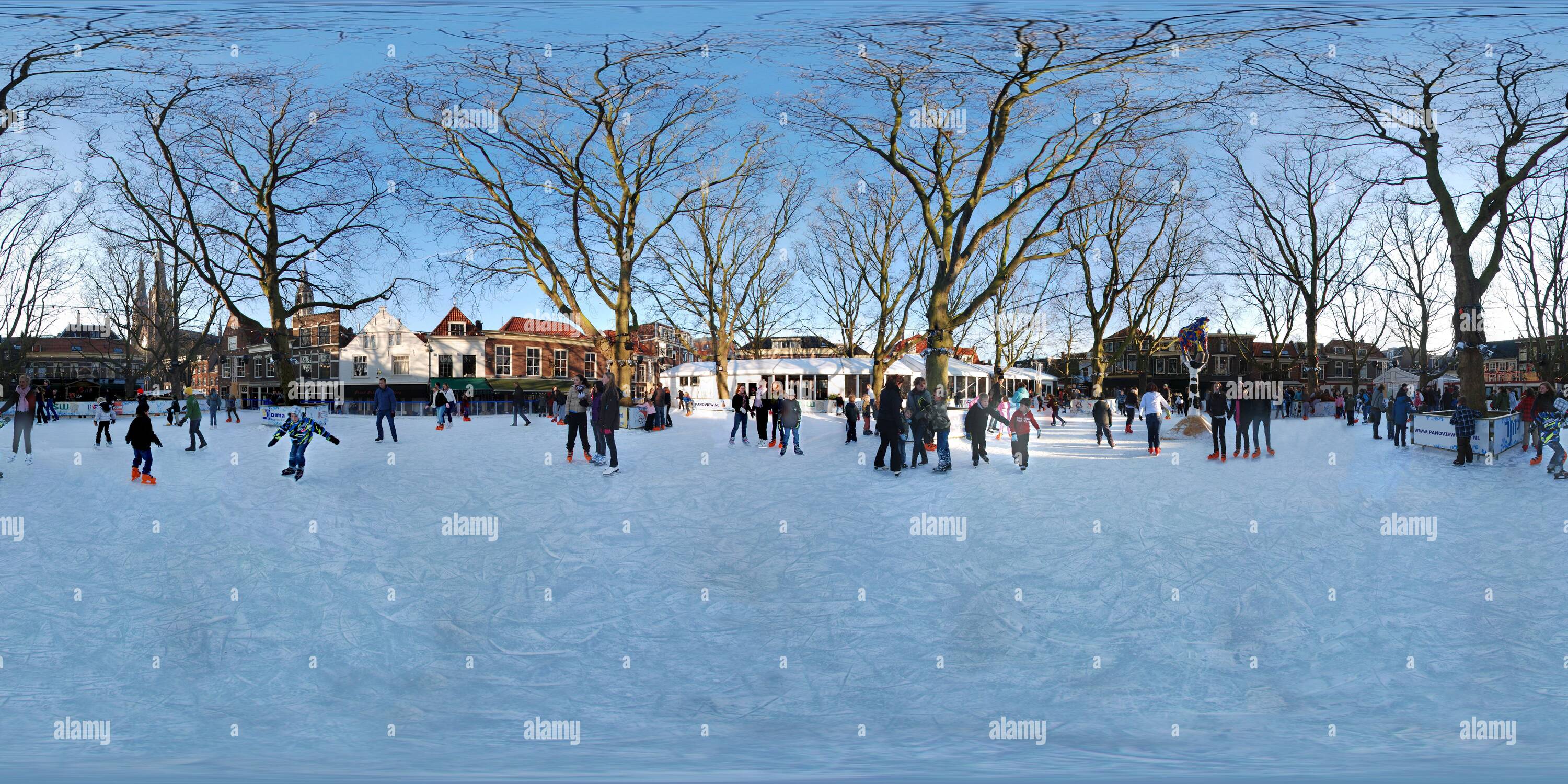 360° view of Delft Schaatsbaan Beestenmarkt - Alamy