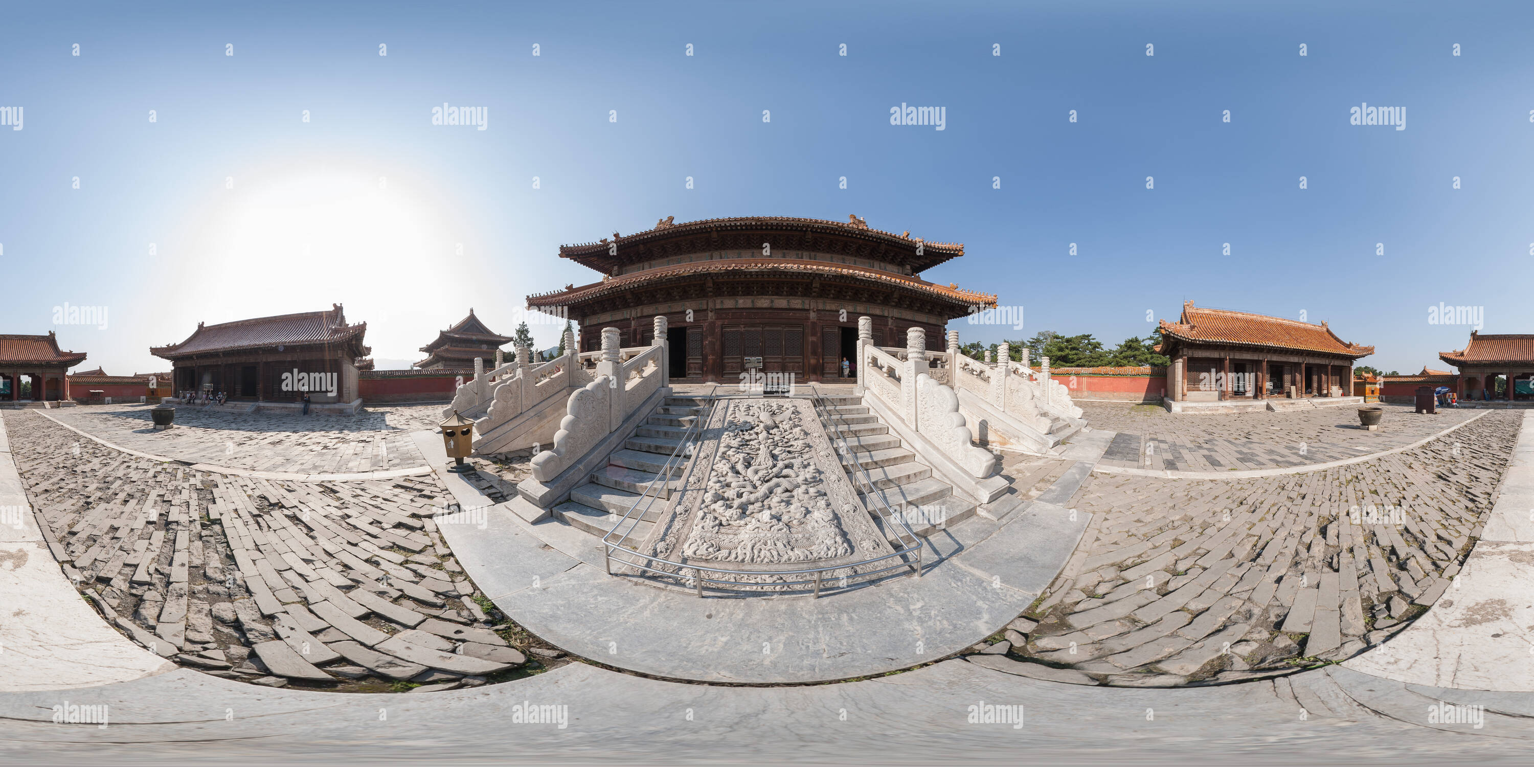 360° view of Eastern Qing Tombs 1-Empress Ling (ran Palace - Alamy