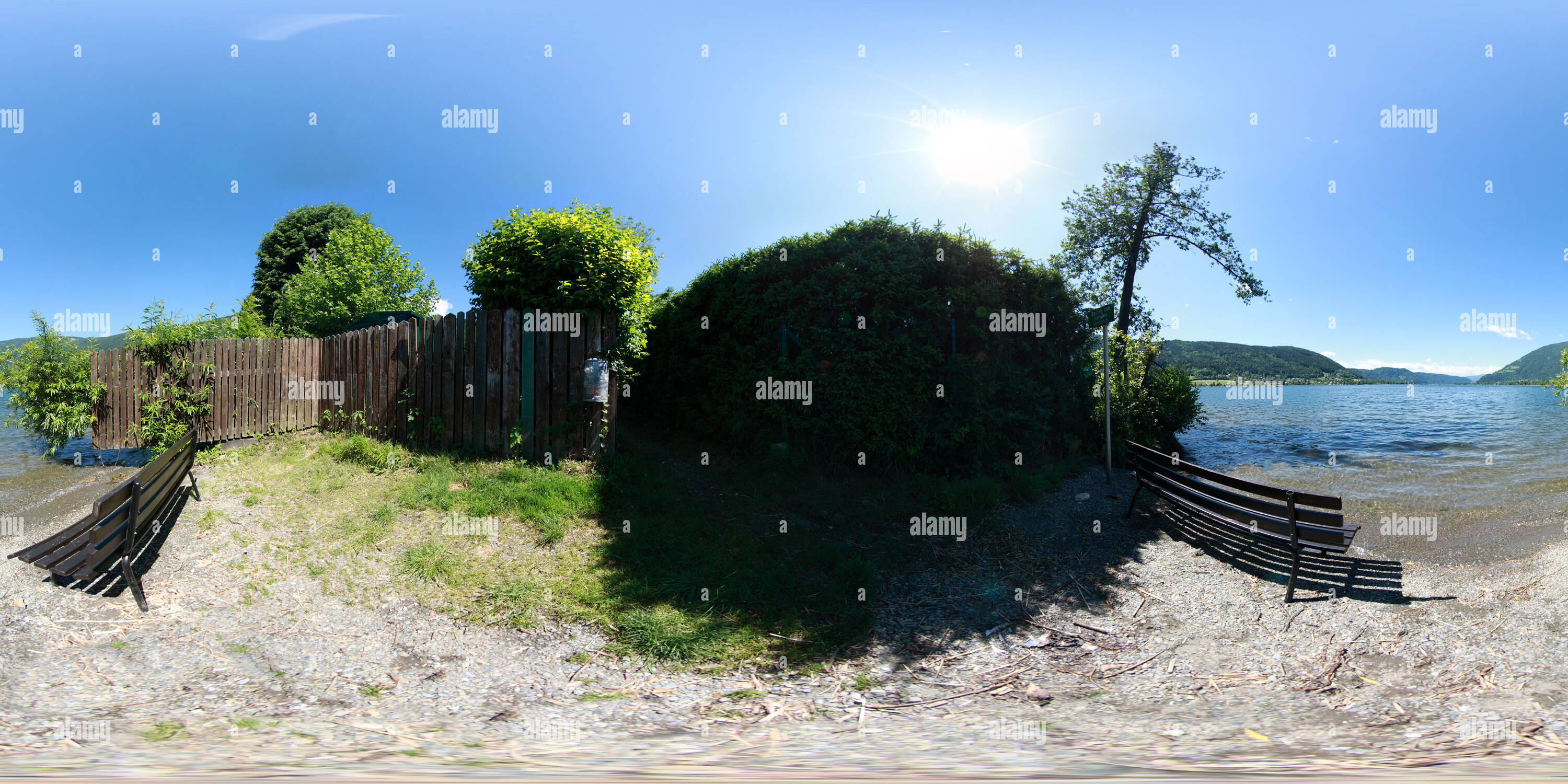 360° view of Steindorf - Freibad - Alamy