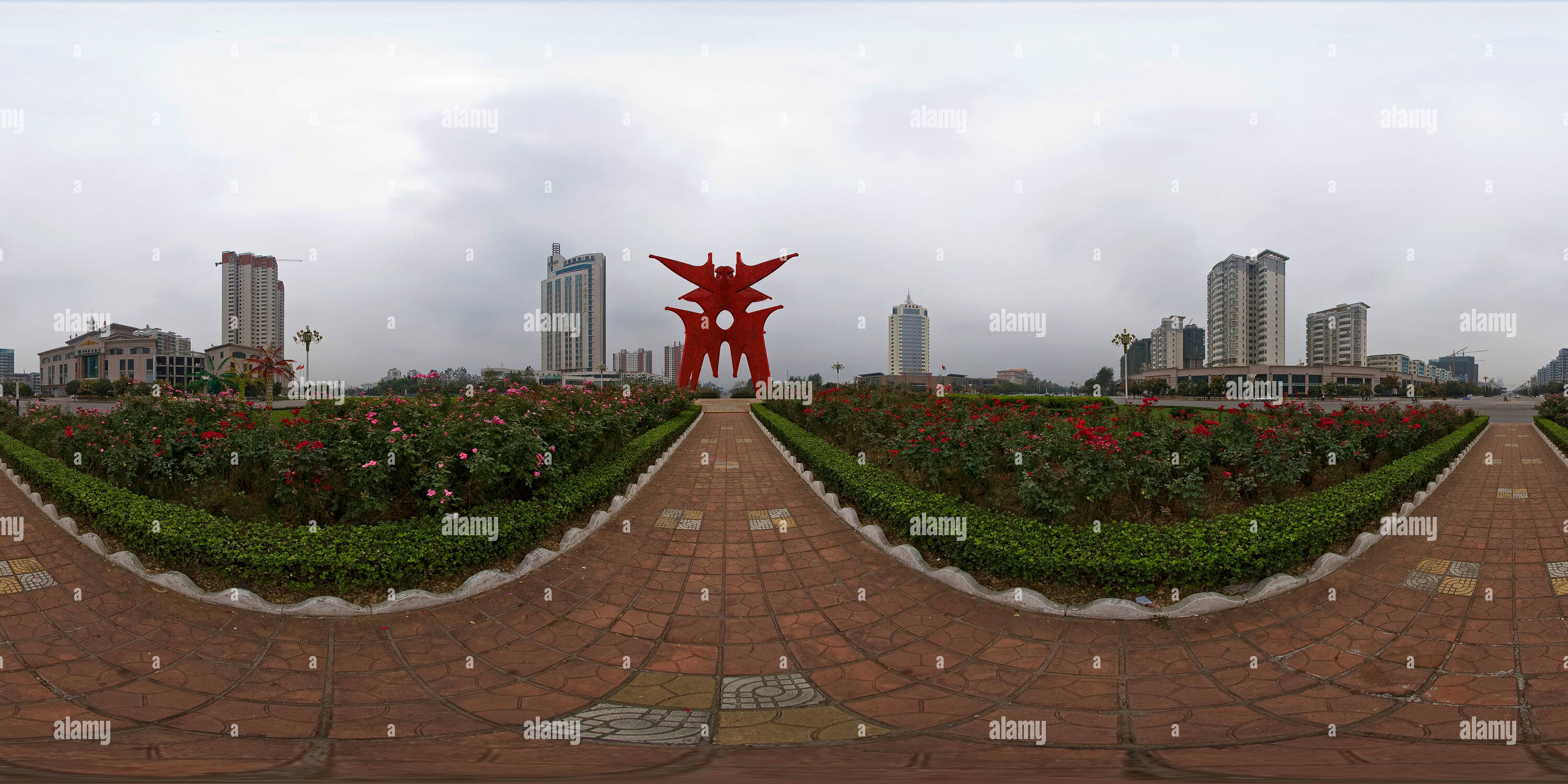 360° view of Shangqiu City Sculpture By The Word - Alamy