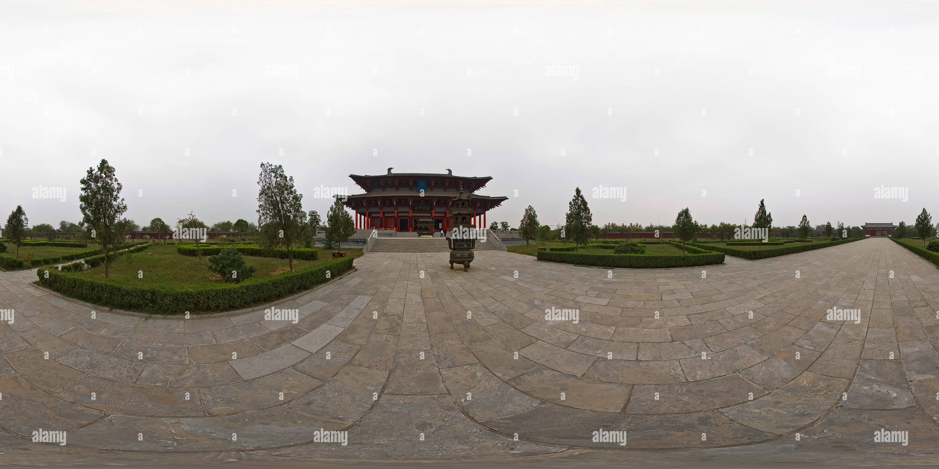 360° view of Shangqiu City Zhang Xun Shrine 1 - Alamy