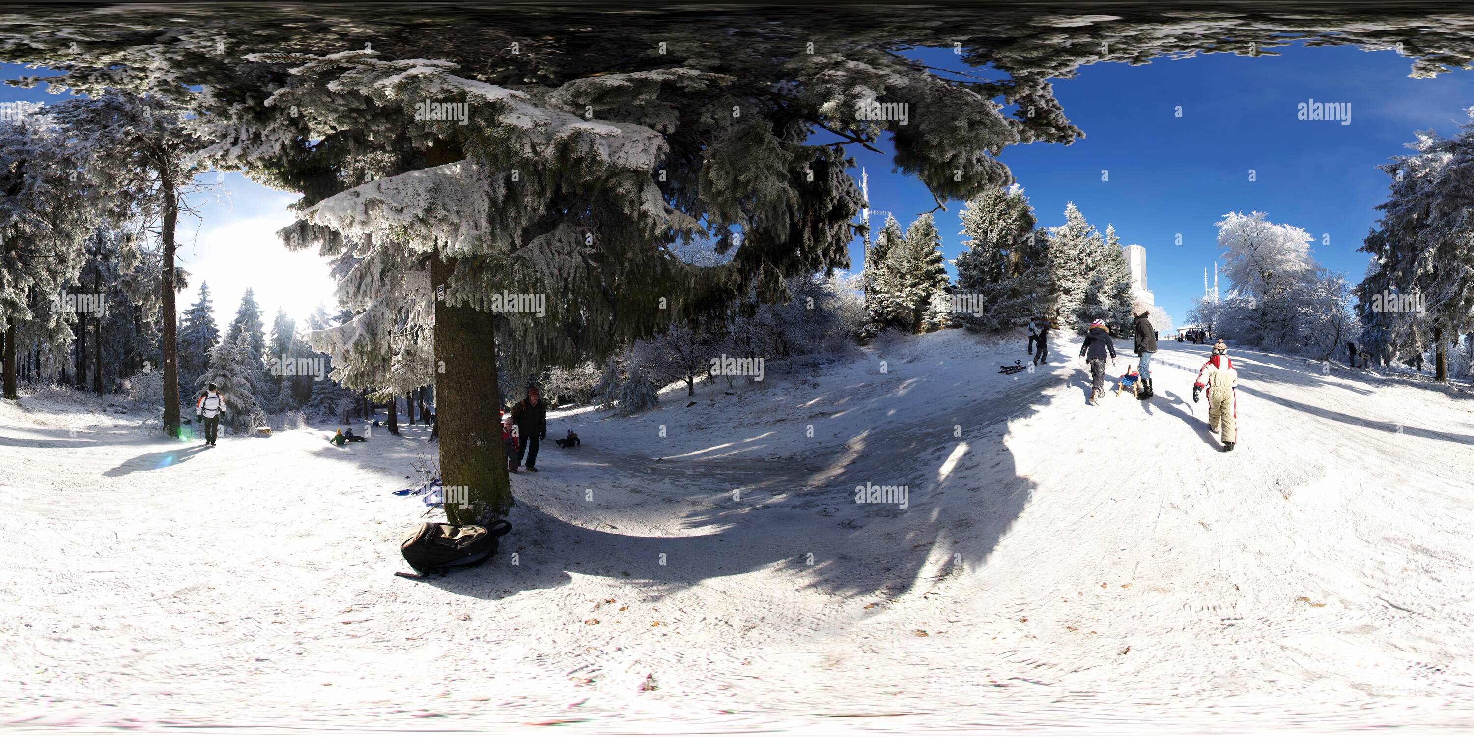 360° view of Feldberg im Taunus - Rodelbahn - Alamy