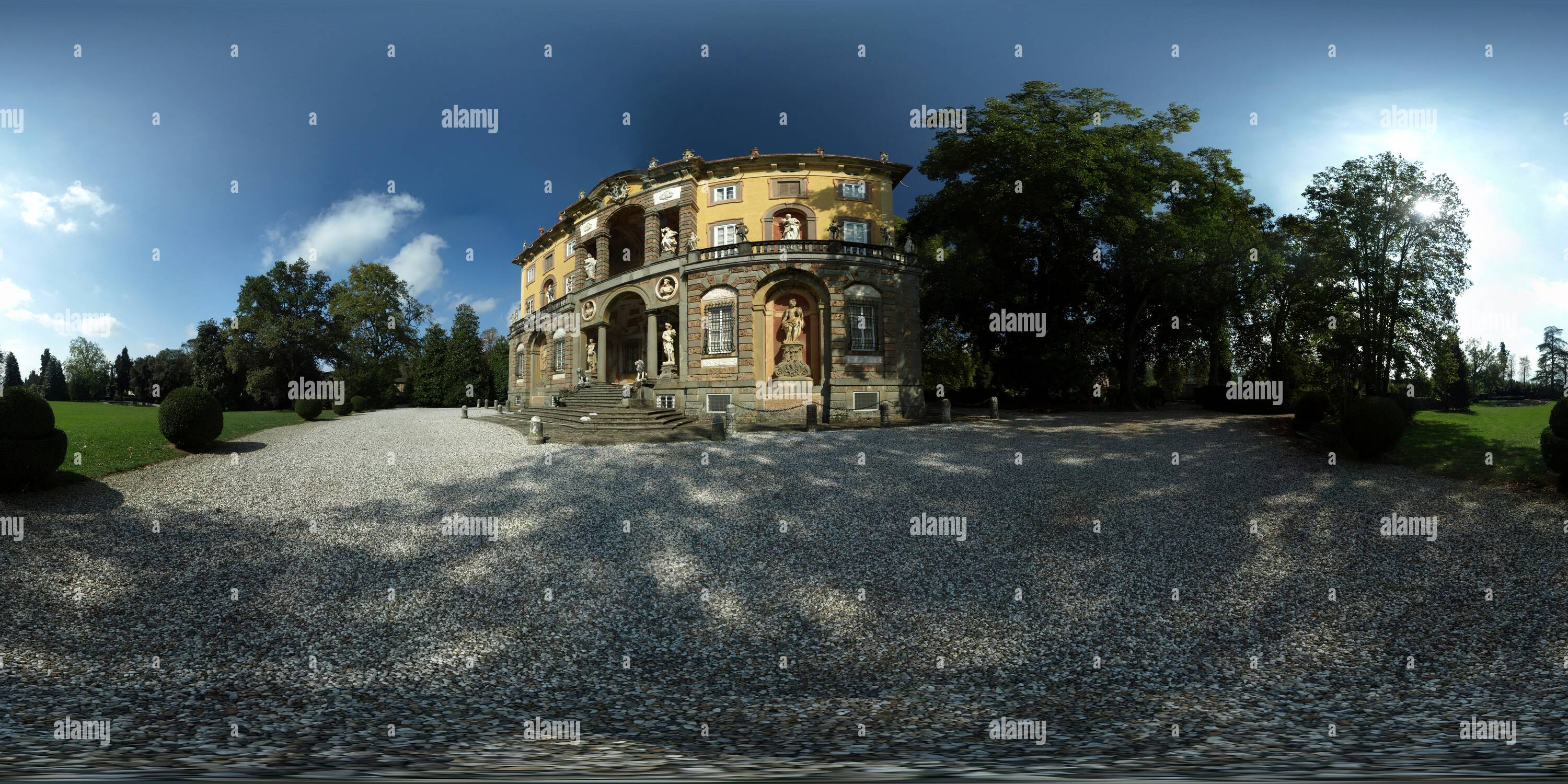 360° view of Villa Torrigiani di Camigliano, Capannori, Toscana - Alamy