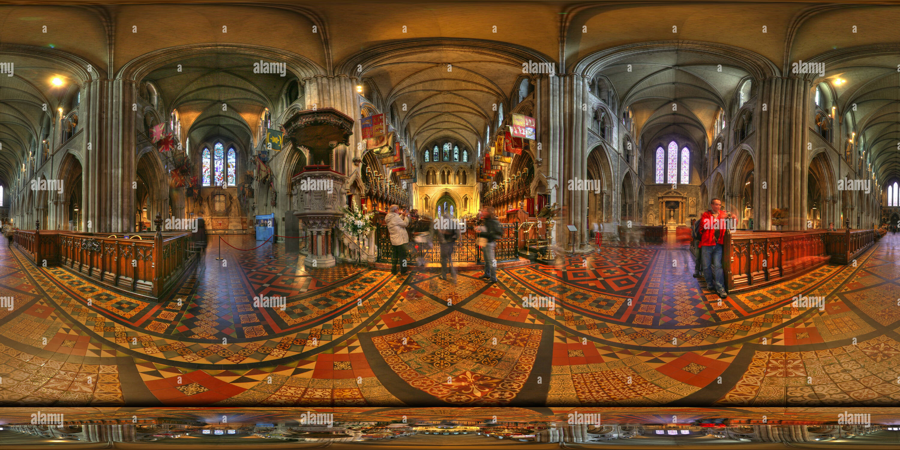 360° view of St Patrick's Cathedral, Dublin, Ireland - Alamy