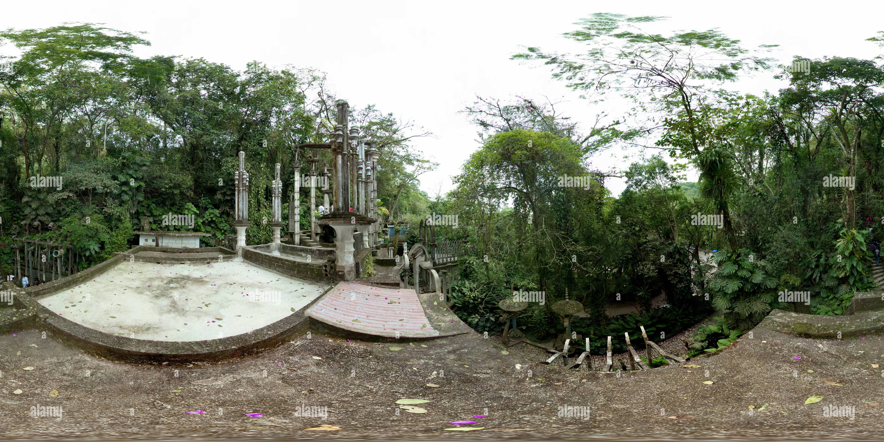 360° view of Sir Edward James' Castle 08 - Alamy