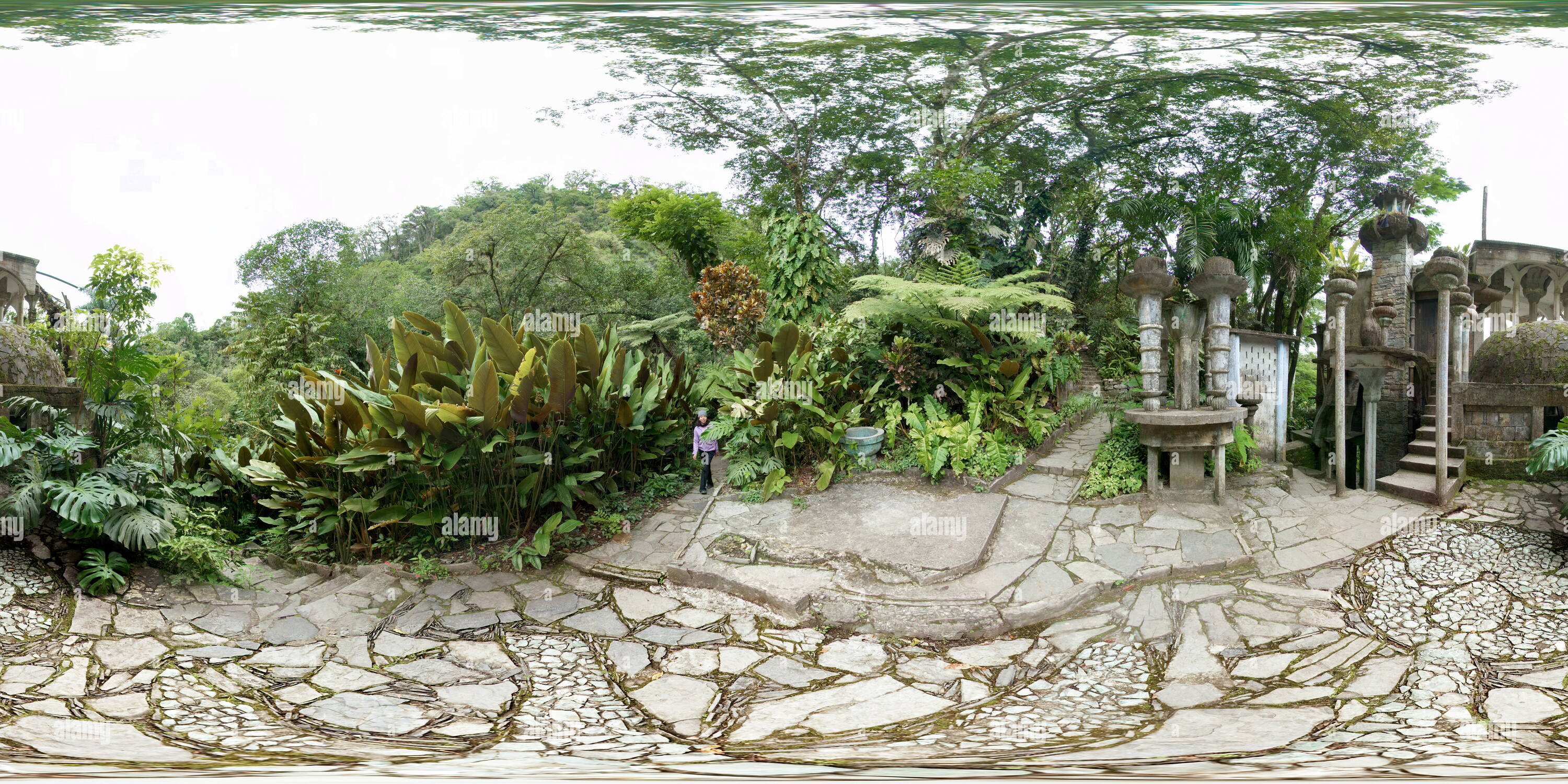 360° view of Sir Edward James' Castle 10 - Alamy