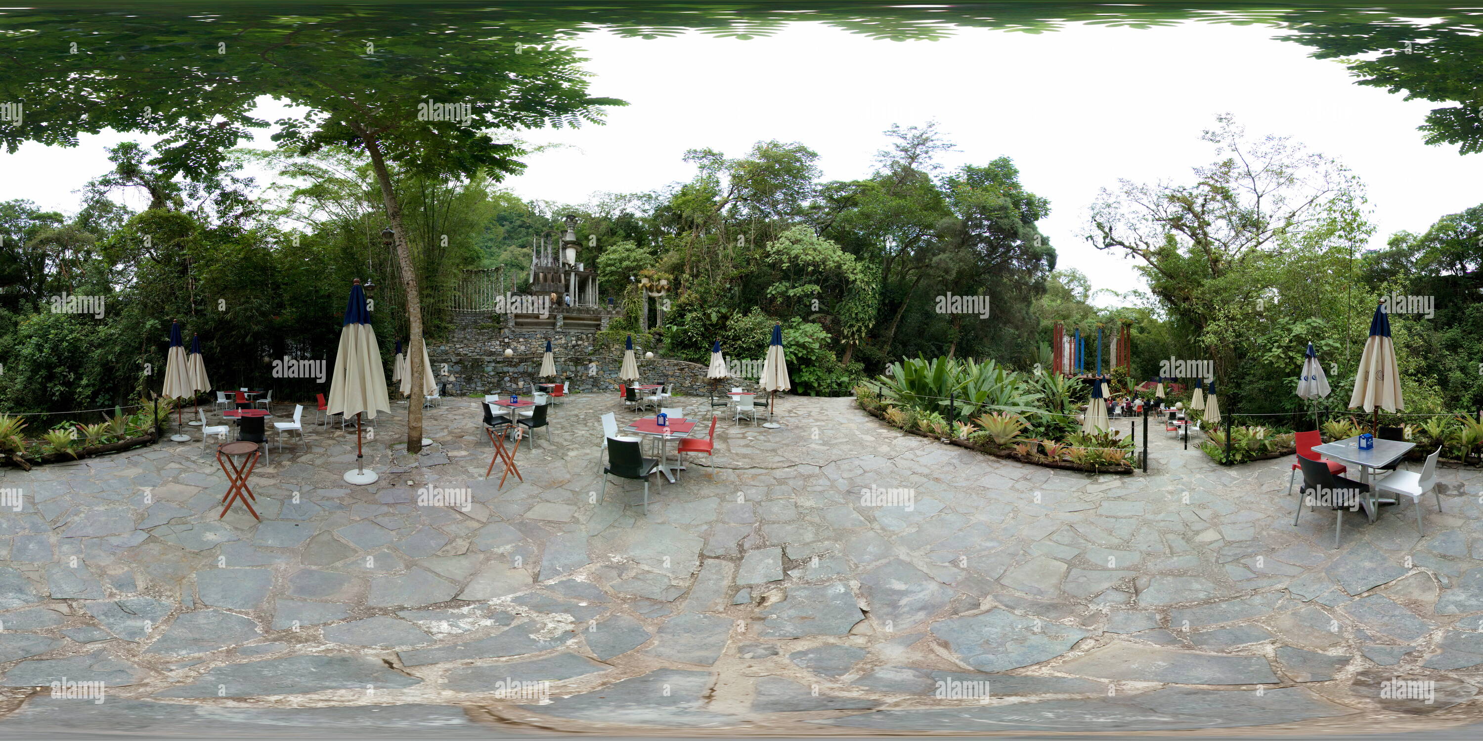 360° view of Sir Edward James' Castle 14 - Alamy