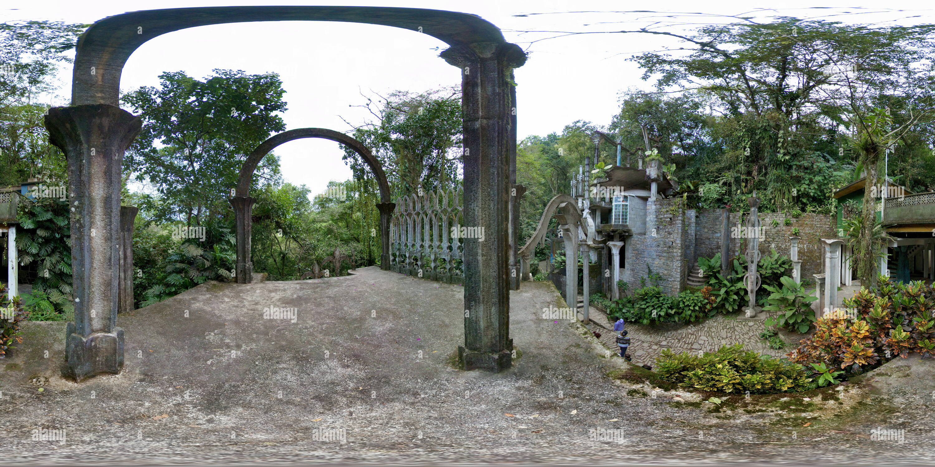 360° view of Sir Edward James' Castle 15 - Alamy