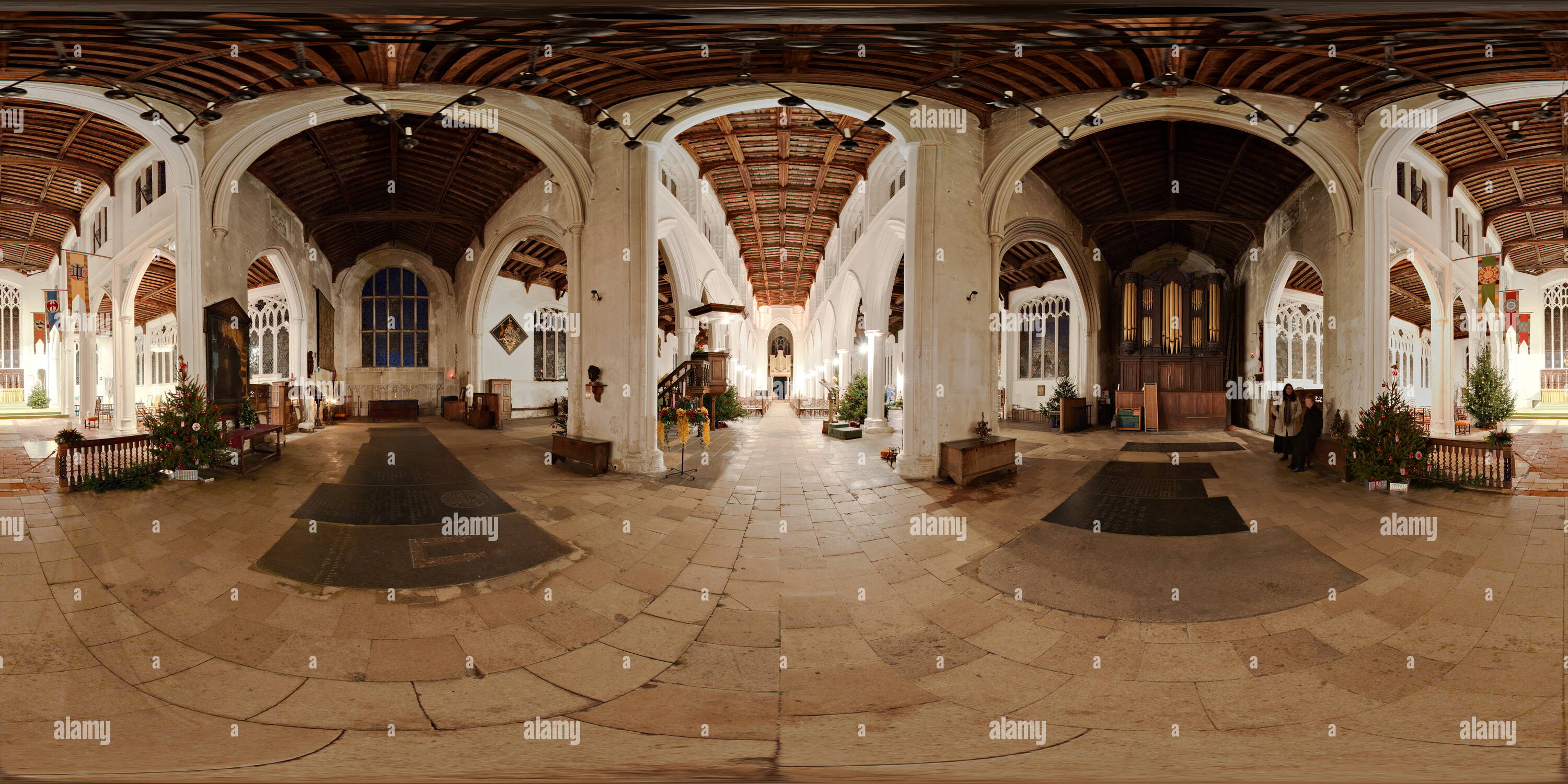 360° view of Thaxted Parish Church, England - Alamy