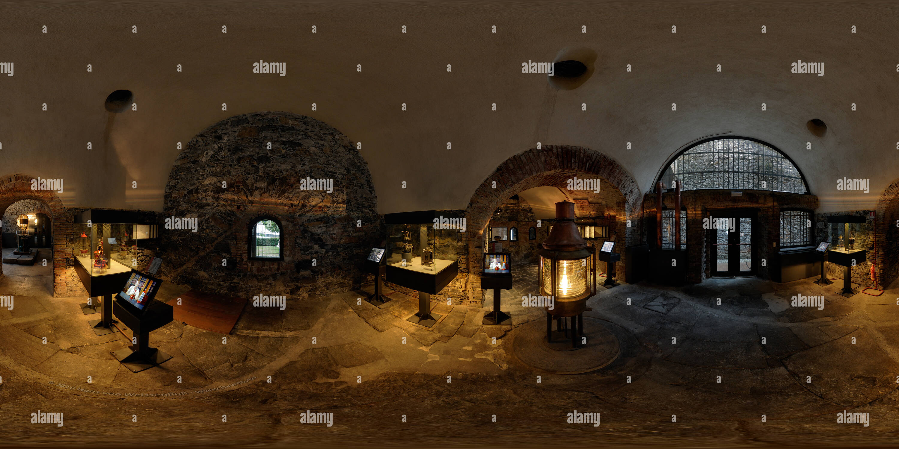 360° view of Genoa Lighthouse Museum, Liguria, Italy - Alamy