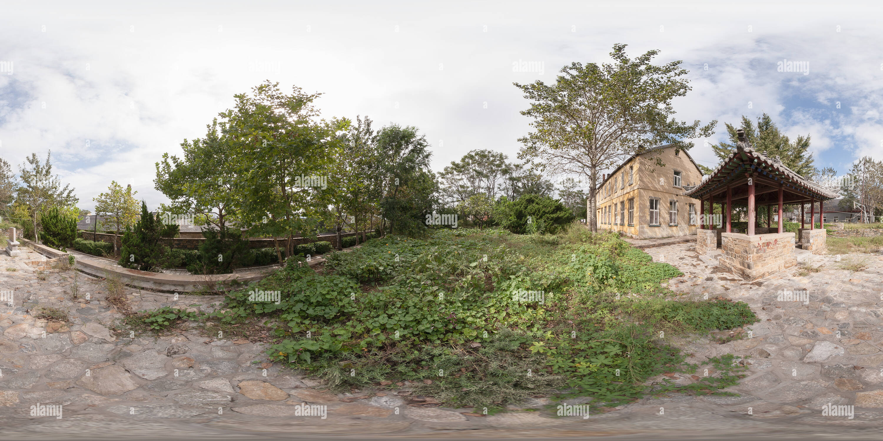 360° view of The former site of the British Pacific Fleet, Weihai - the ...