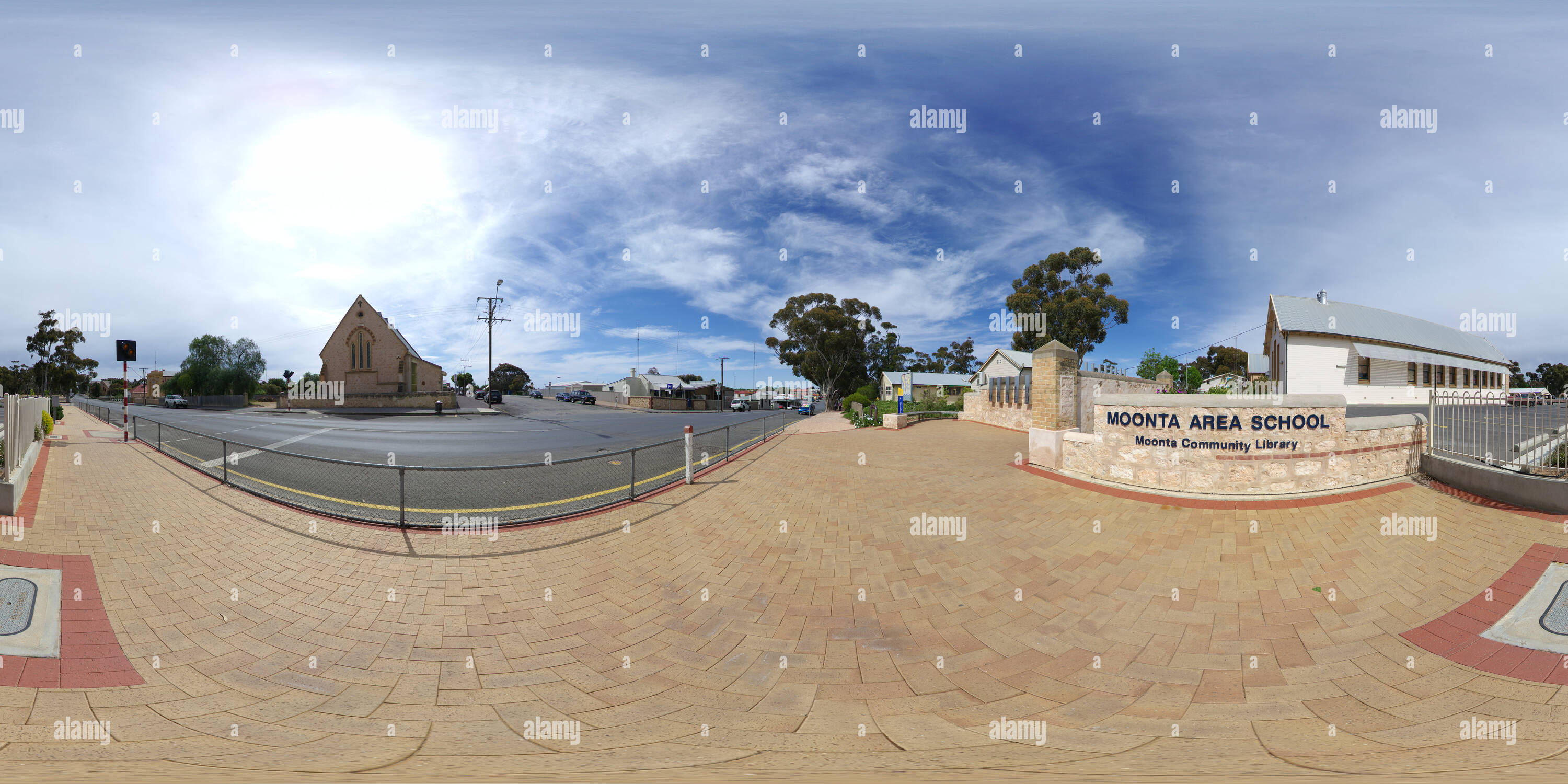 360° view of Moonta Area School and Community Library - Alamy