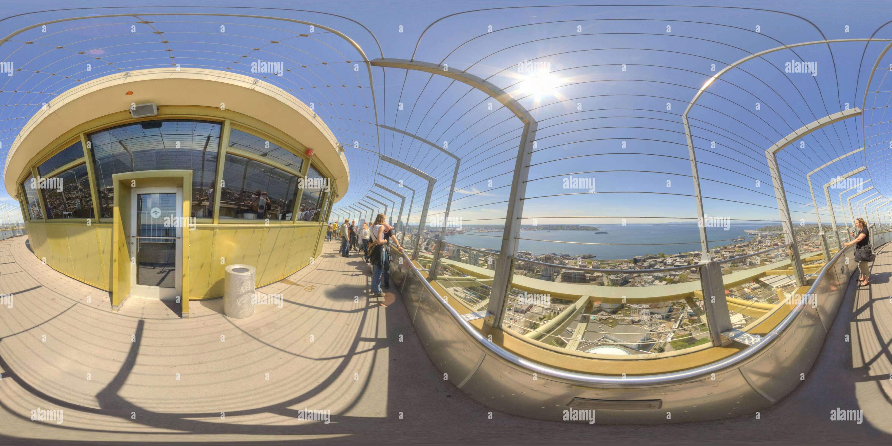 360° view of Seattle Space Needle - Alamy