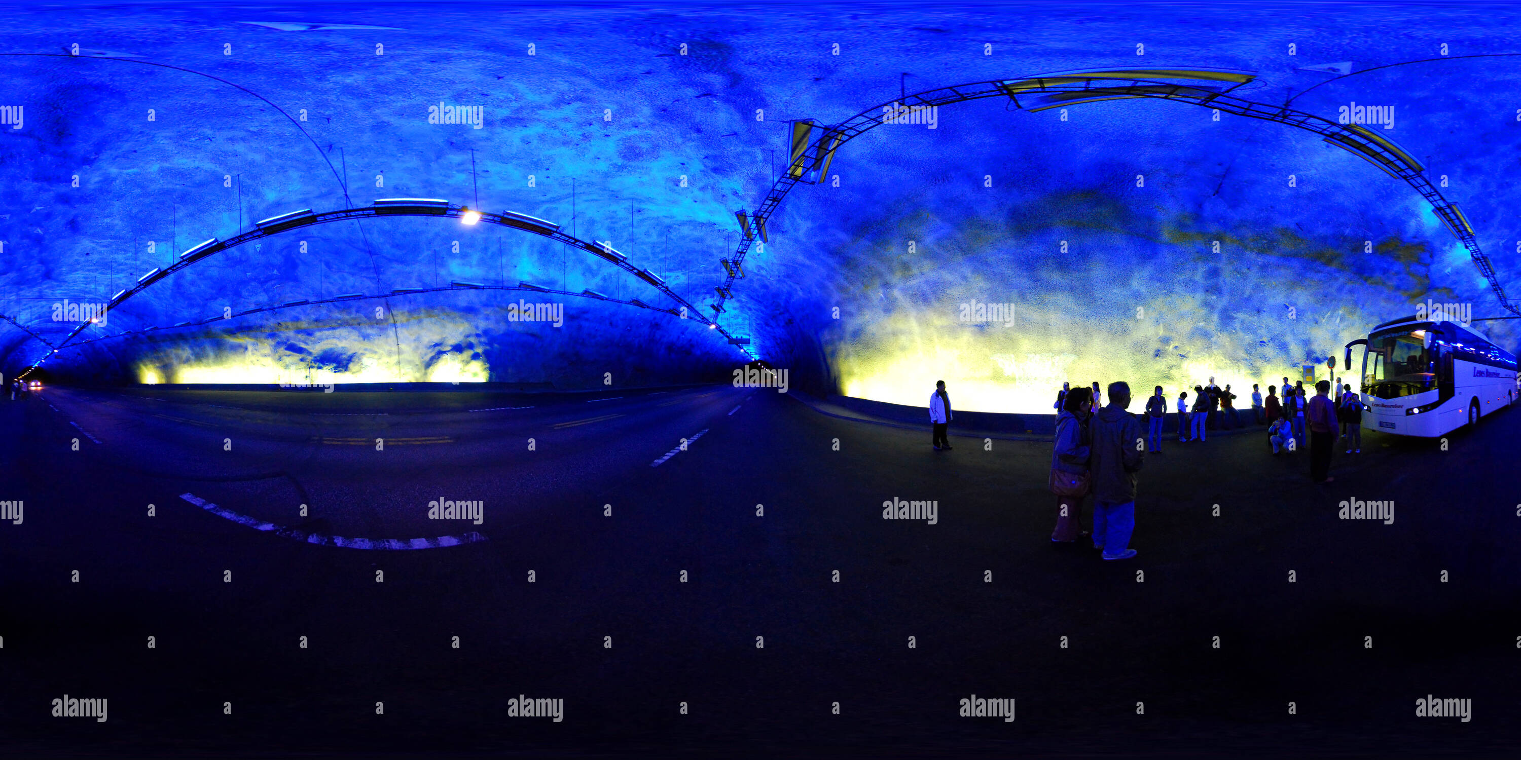 360° view of Laerdal Tunnel, Norway : The World's Longest Road Tunnel ...