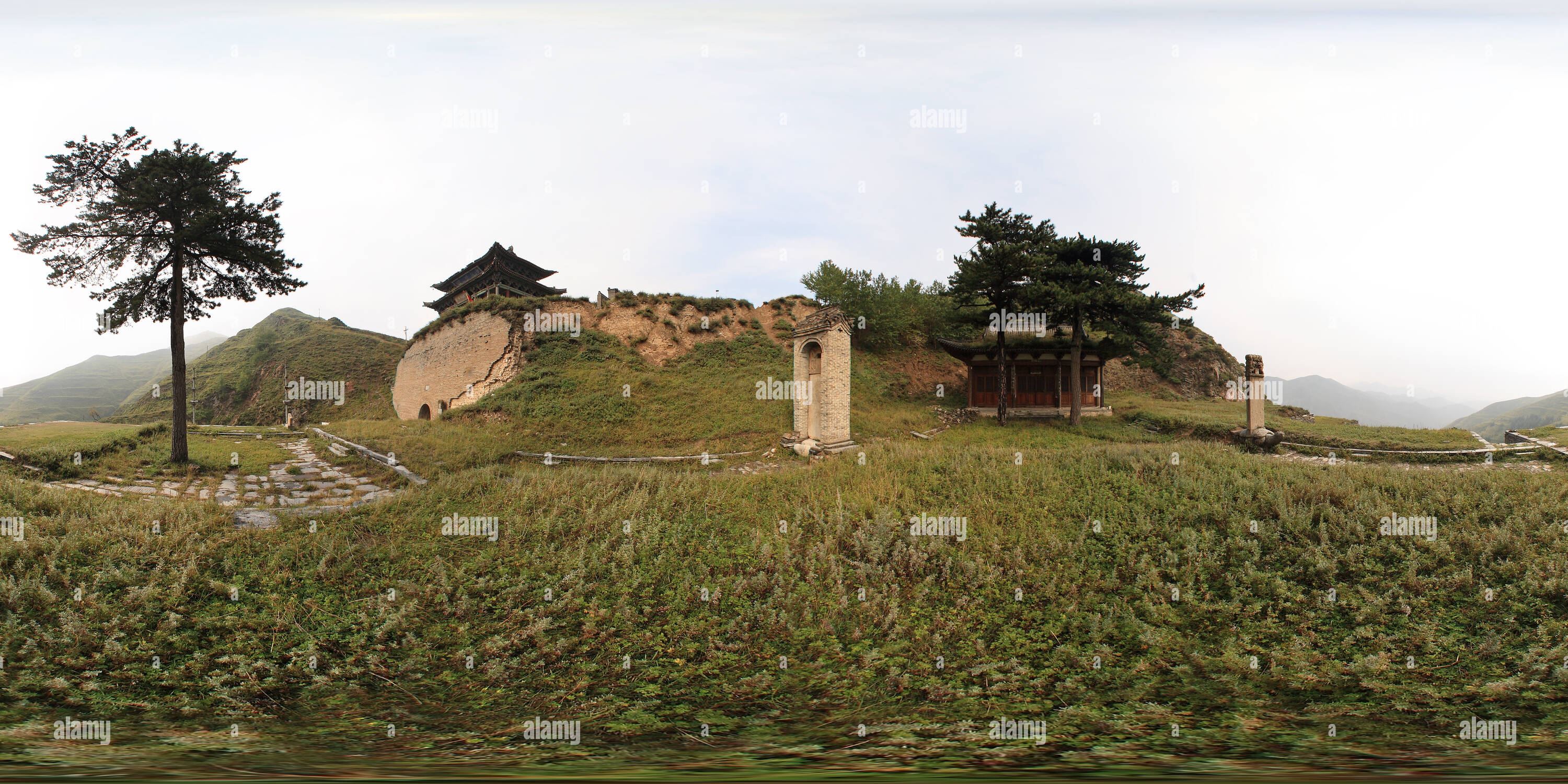360° view of Yanmenguan (outer city outside the city - Alamy