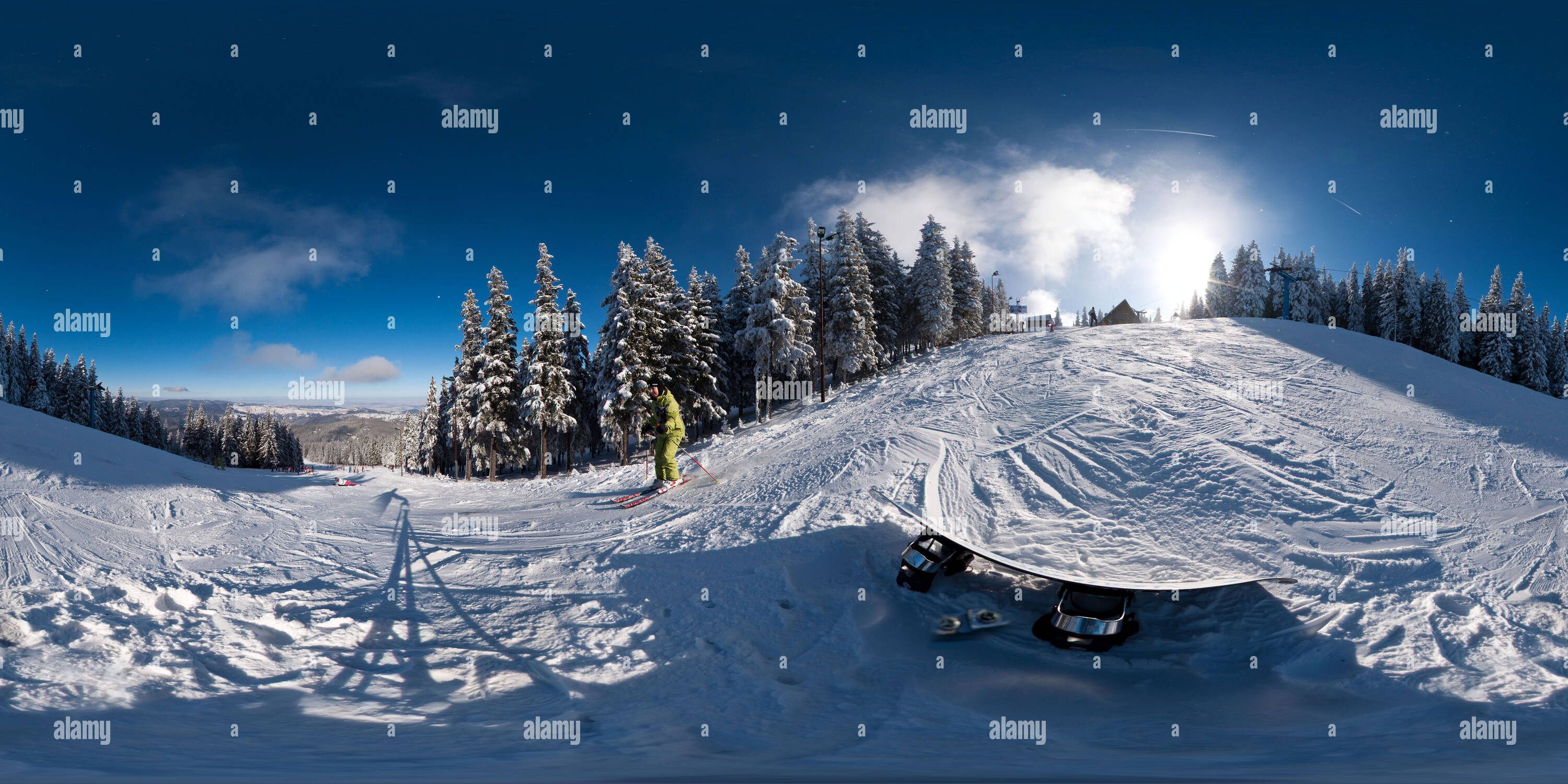 360° view of The slope in Paltinis - Alamy