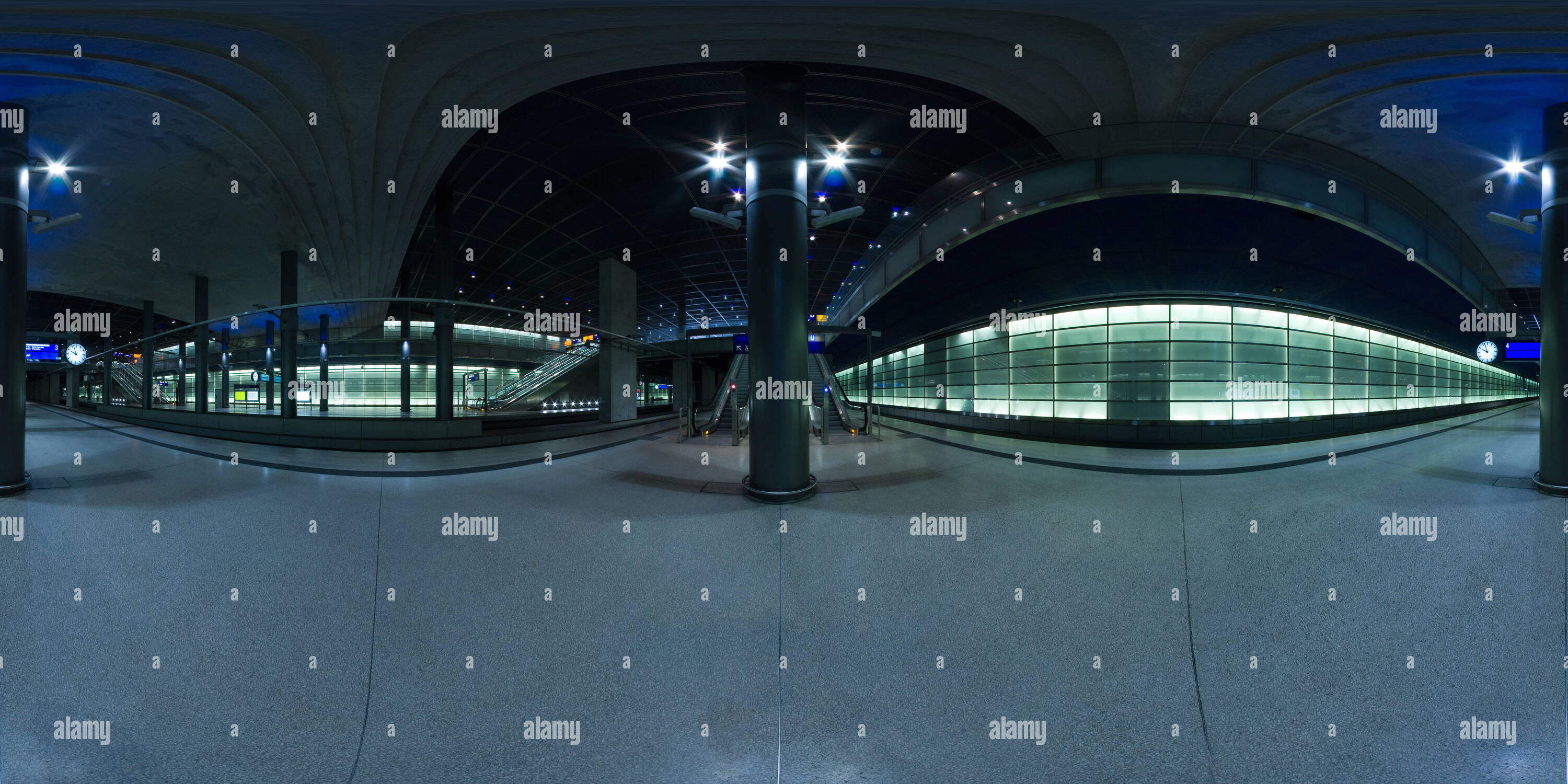 360° view of Subway station Potsdamer Platz - Alamy