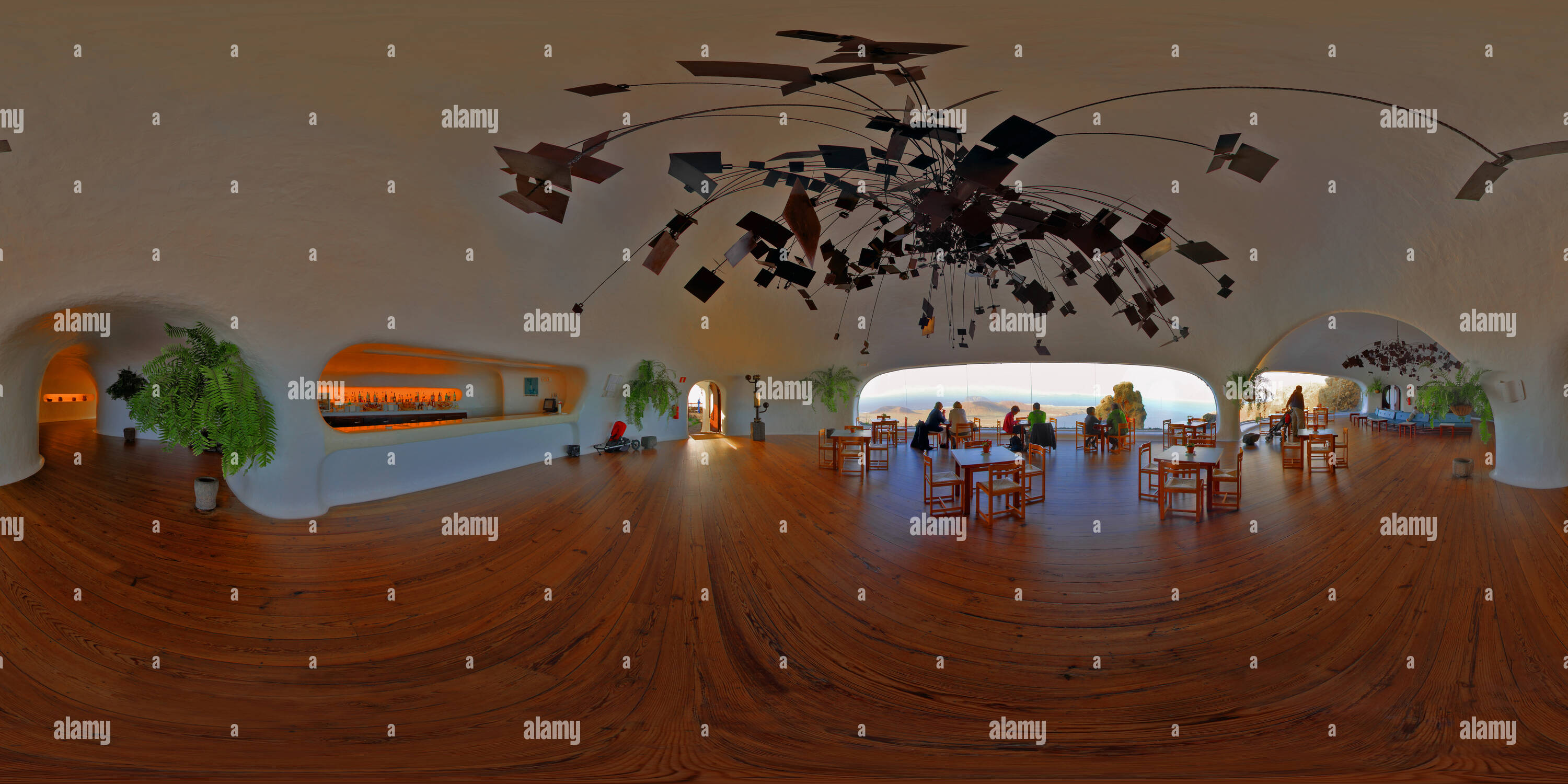 360° view of Mirador del Rio - Bar - Alamy