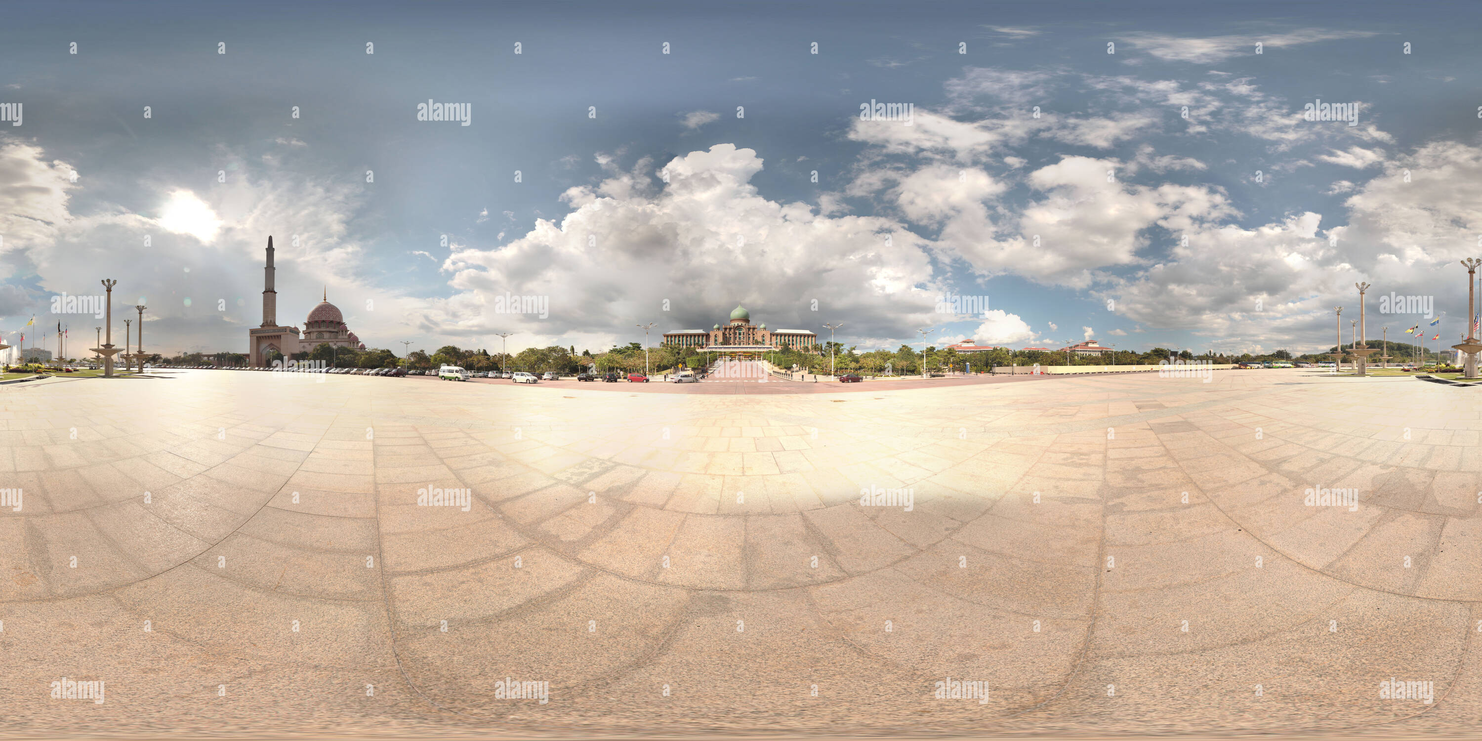 360° view of Putrajaya Putra Square - Alamy