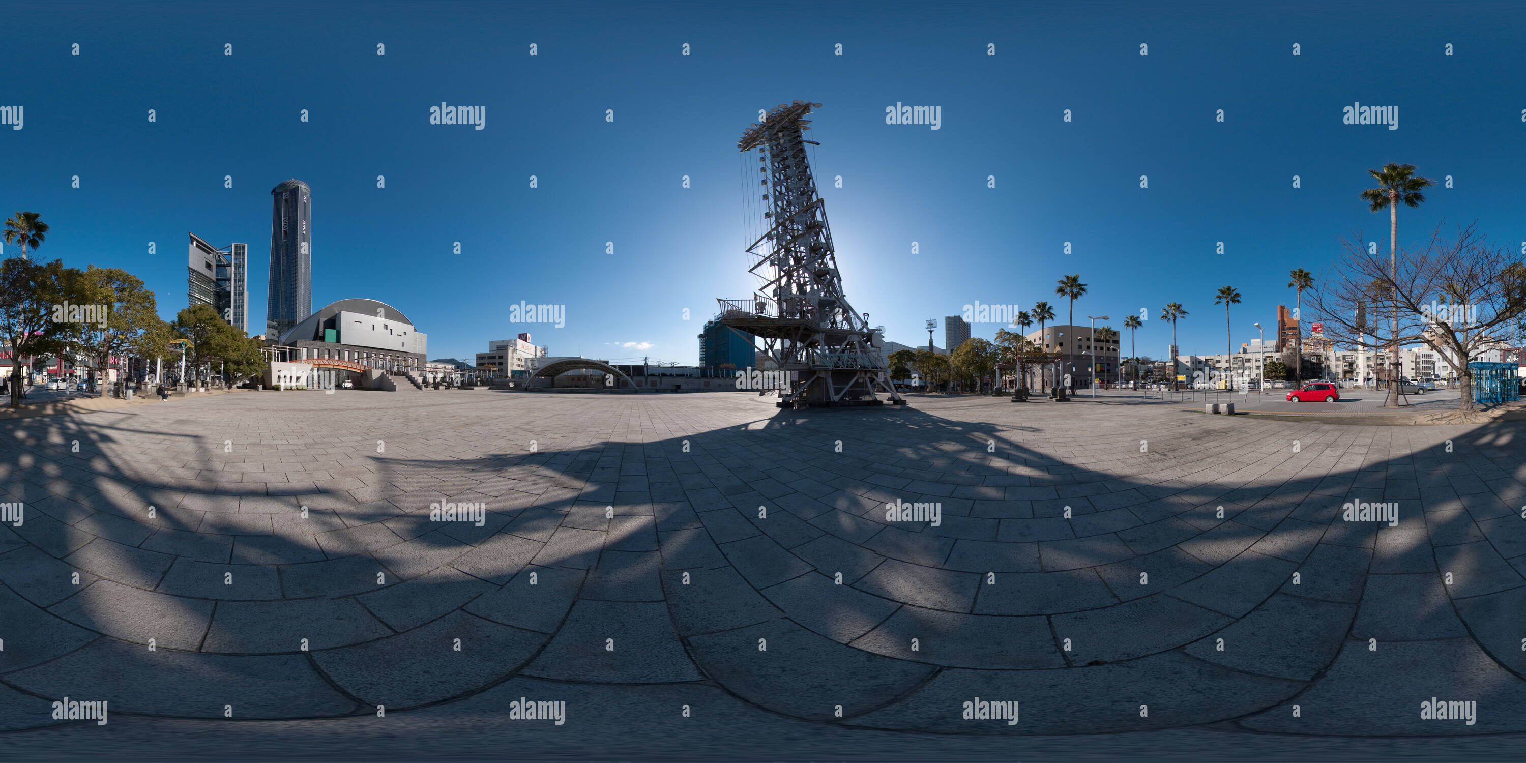 360° view of Yume tower Shimonoseki - Alamy