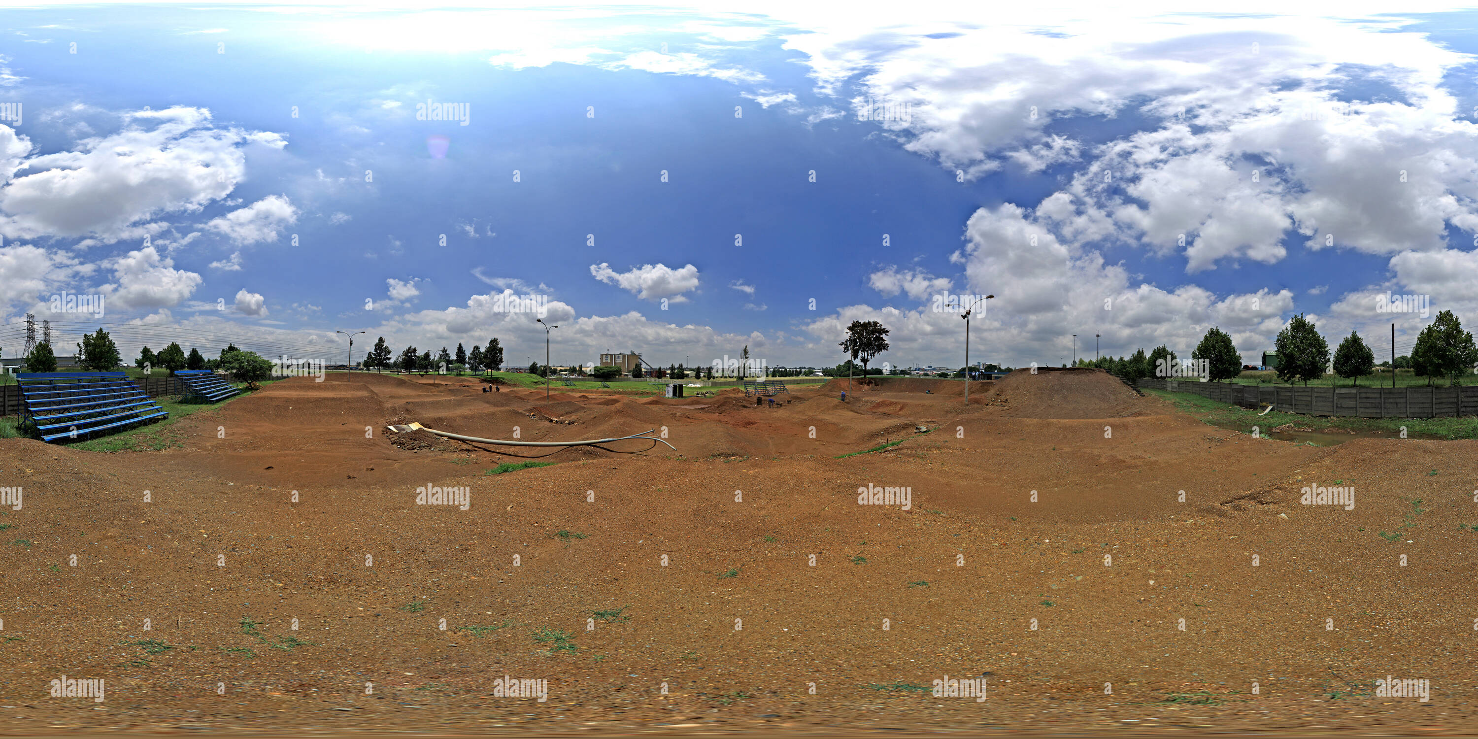 360° view of Alberton Bmx Track In Progress - Alamy