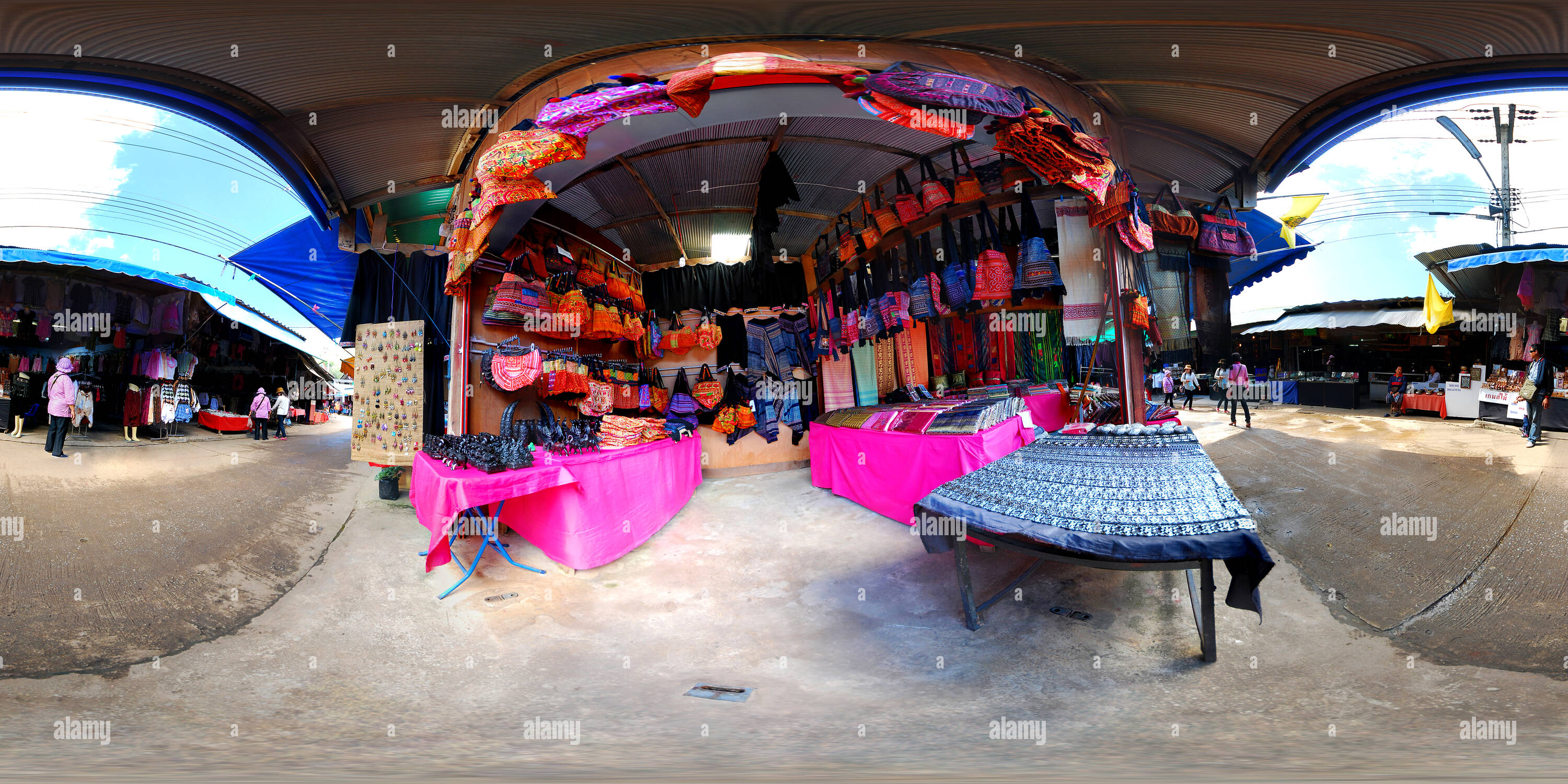 360° view of Handicrafts shop - Doi Pui - Hmong Tribal Village in ...