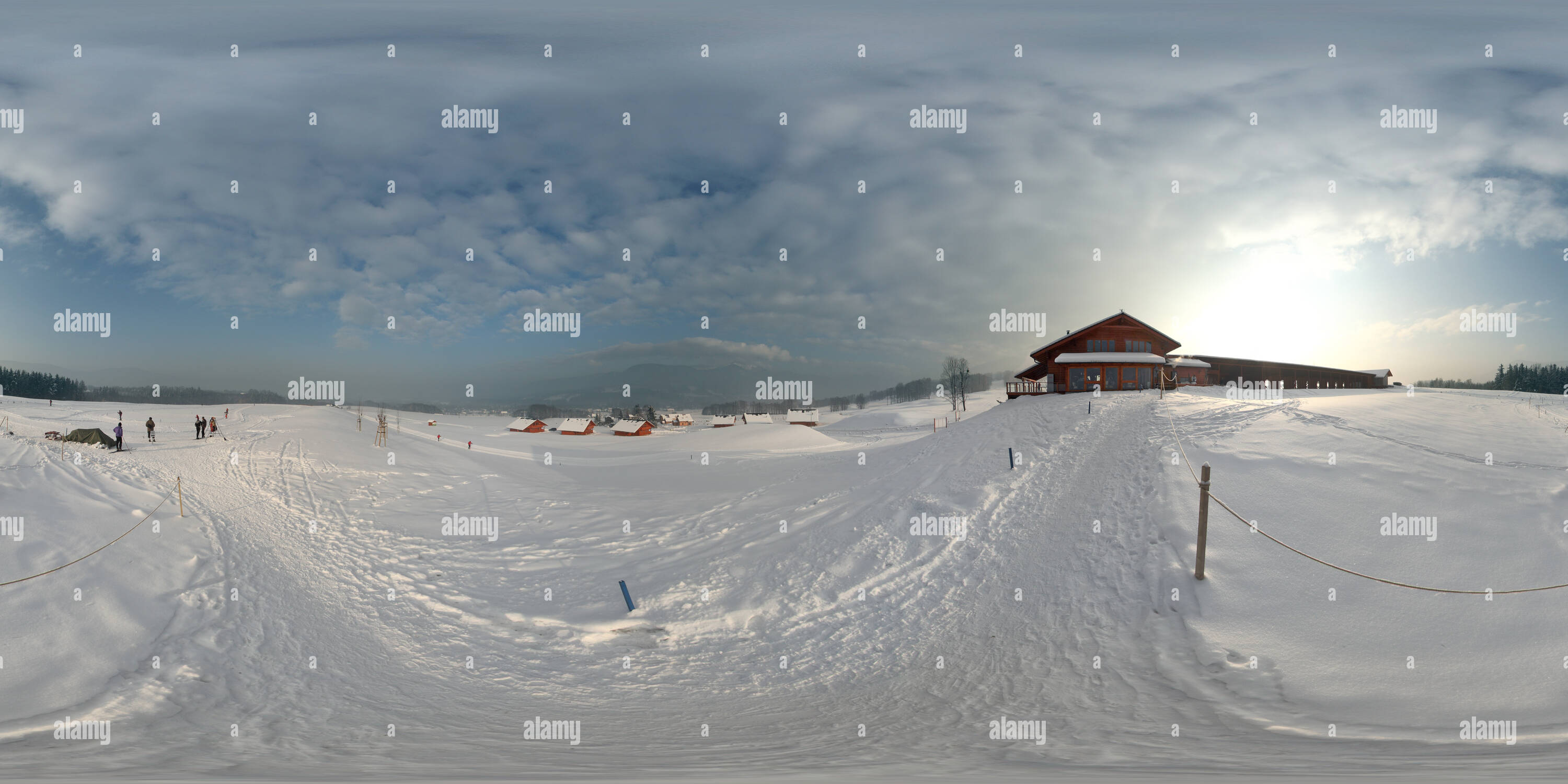 360° view of Golf & ski resort Ostravice2 - Alamy