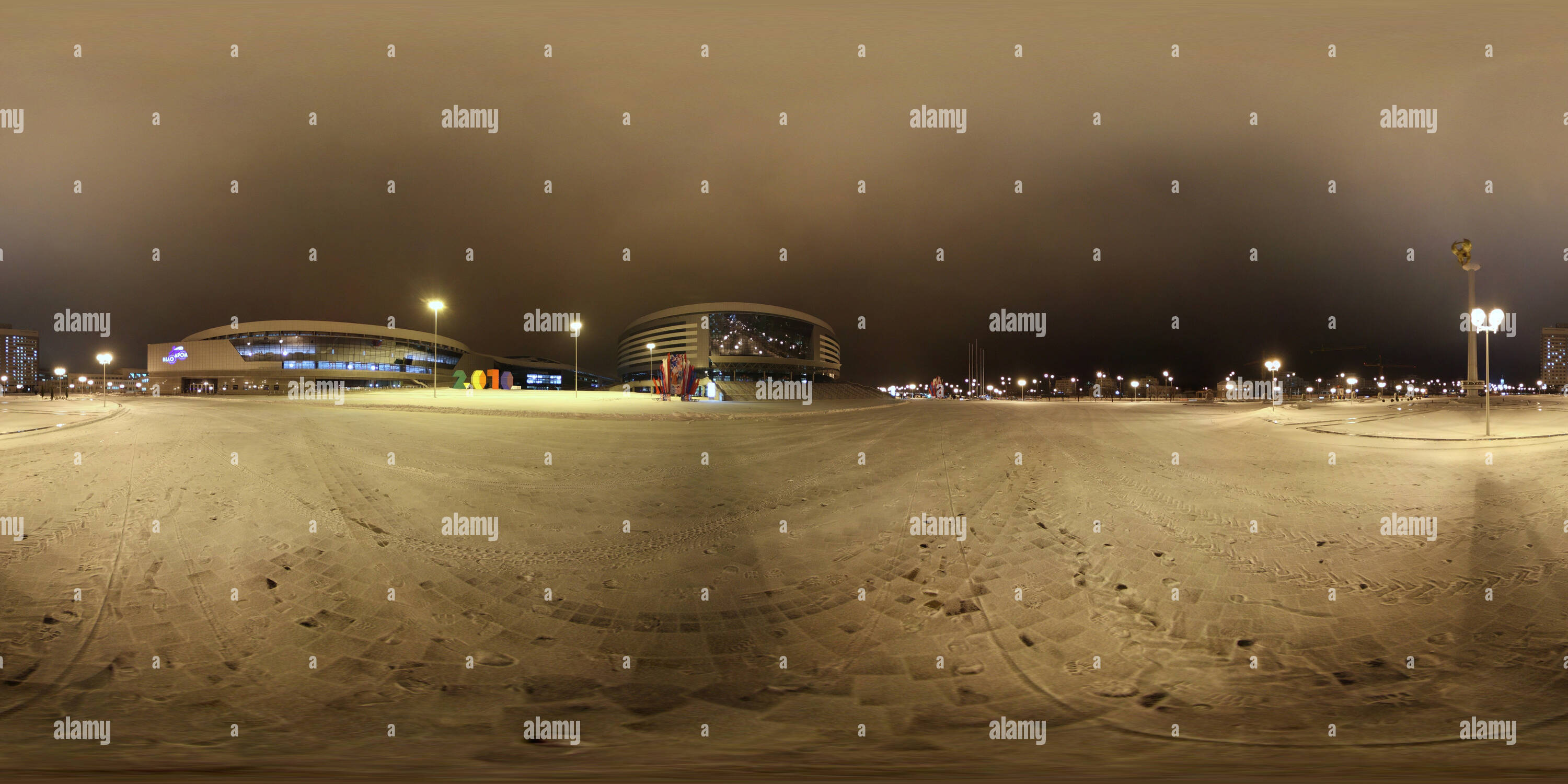 360° view of Belarus, Minsk "Arena Minsk - Alamy