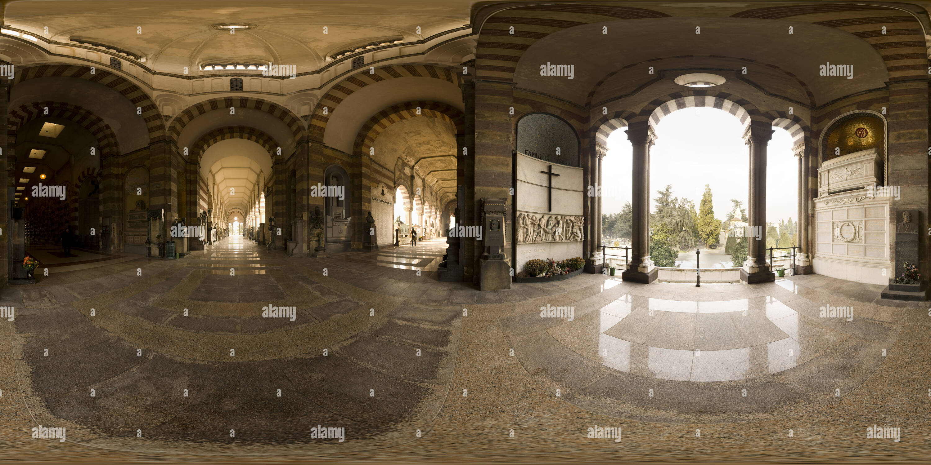 360° view of Museum of Monuments in Cemetery - Alamy