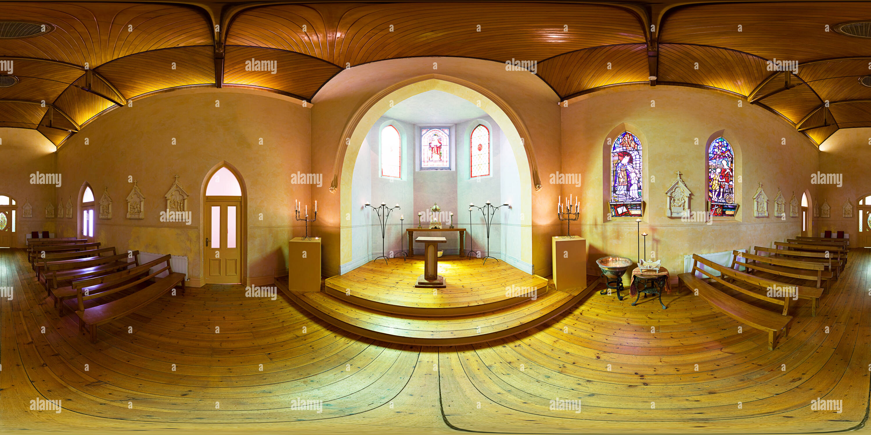 360° view of The Convent Gallery - The Chapel - Daylesford, Victoria ...