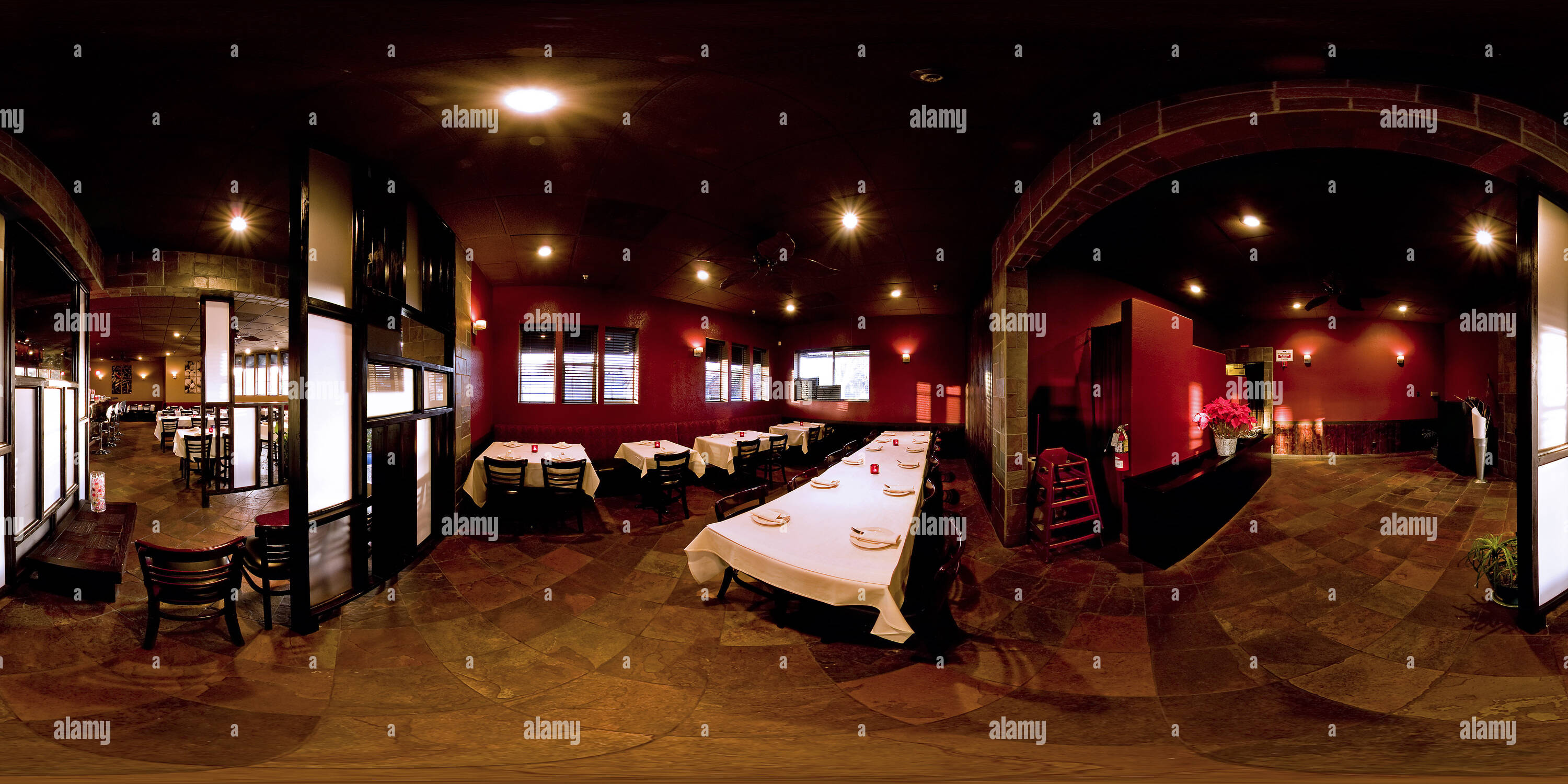 360° view of Shana thai restaurant 3 - Alamy
