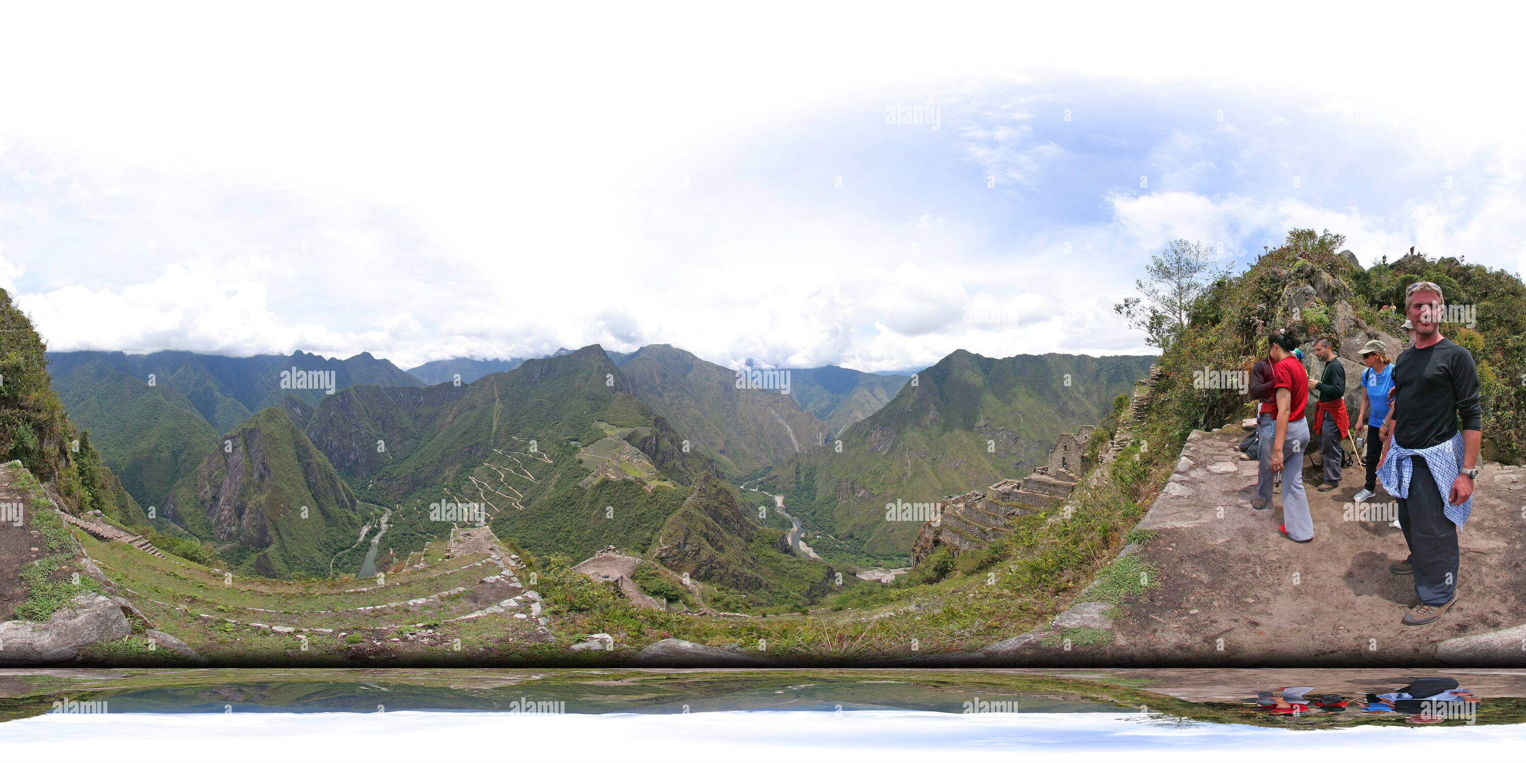 360° view of Machu Picchu 2 - Alamy