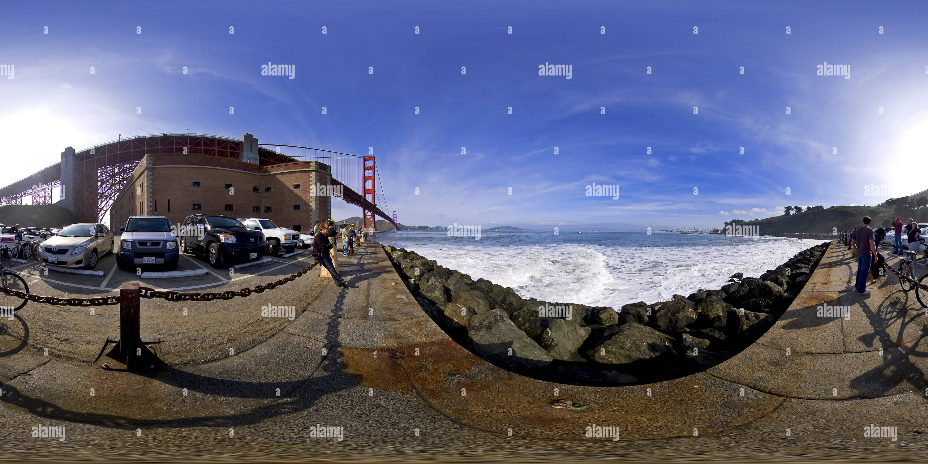 360° view of Golden Gate Bridge - Alamy