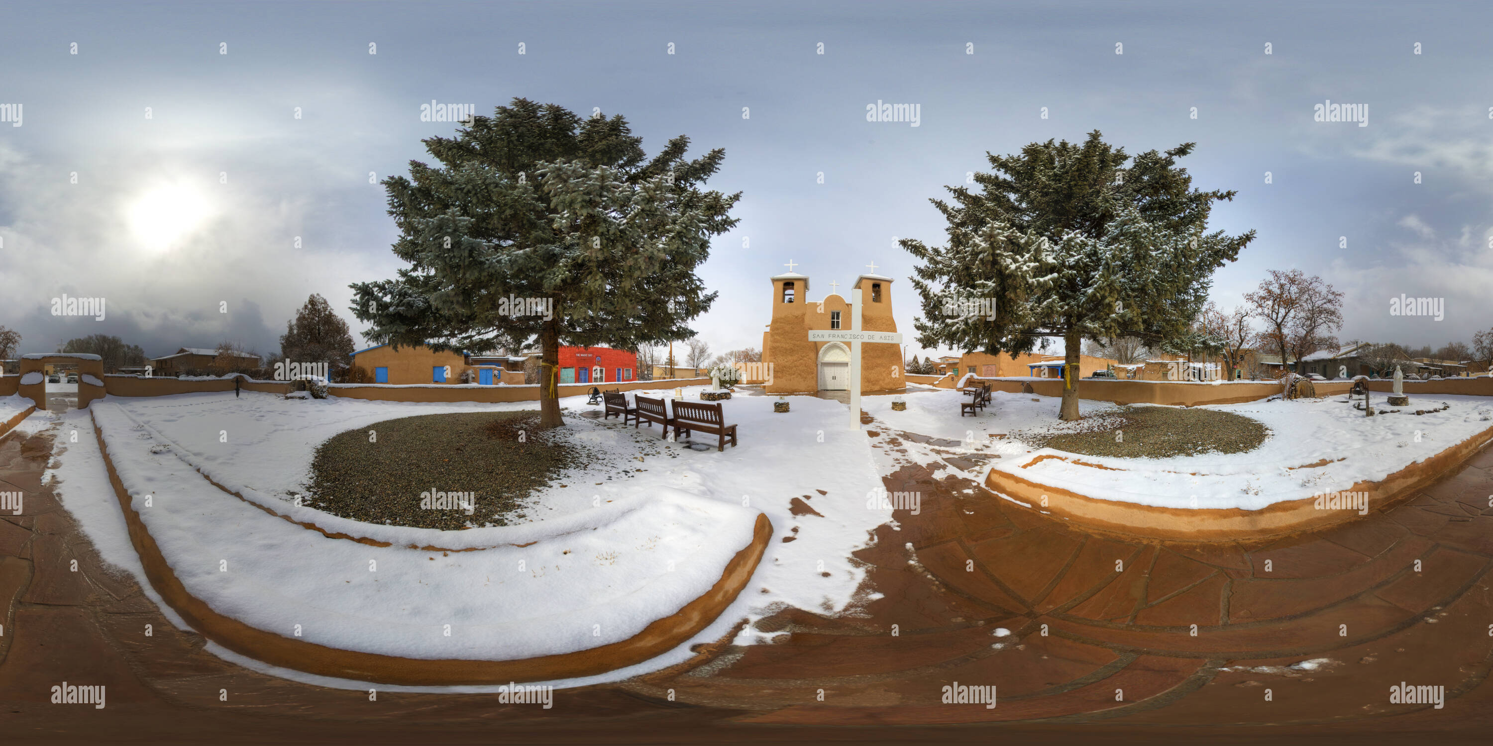 360° view of San Francisco De Asis Ranchos New Mexico - Alamy