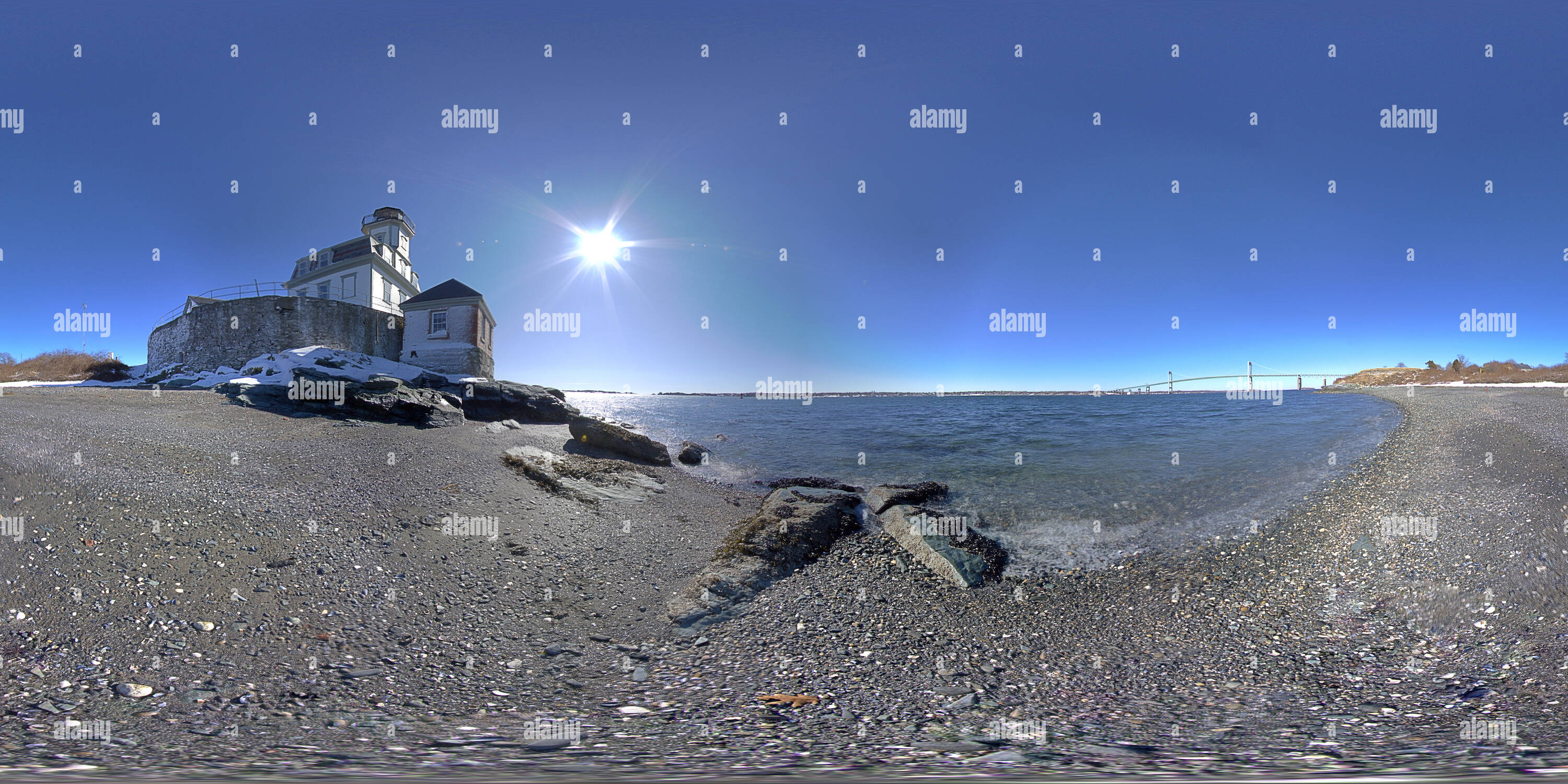 360° view of Rose Island 3 - Alamy