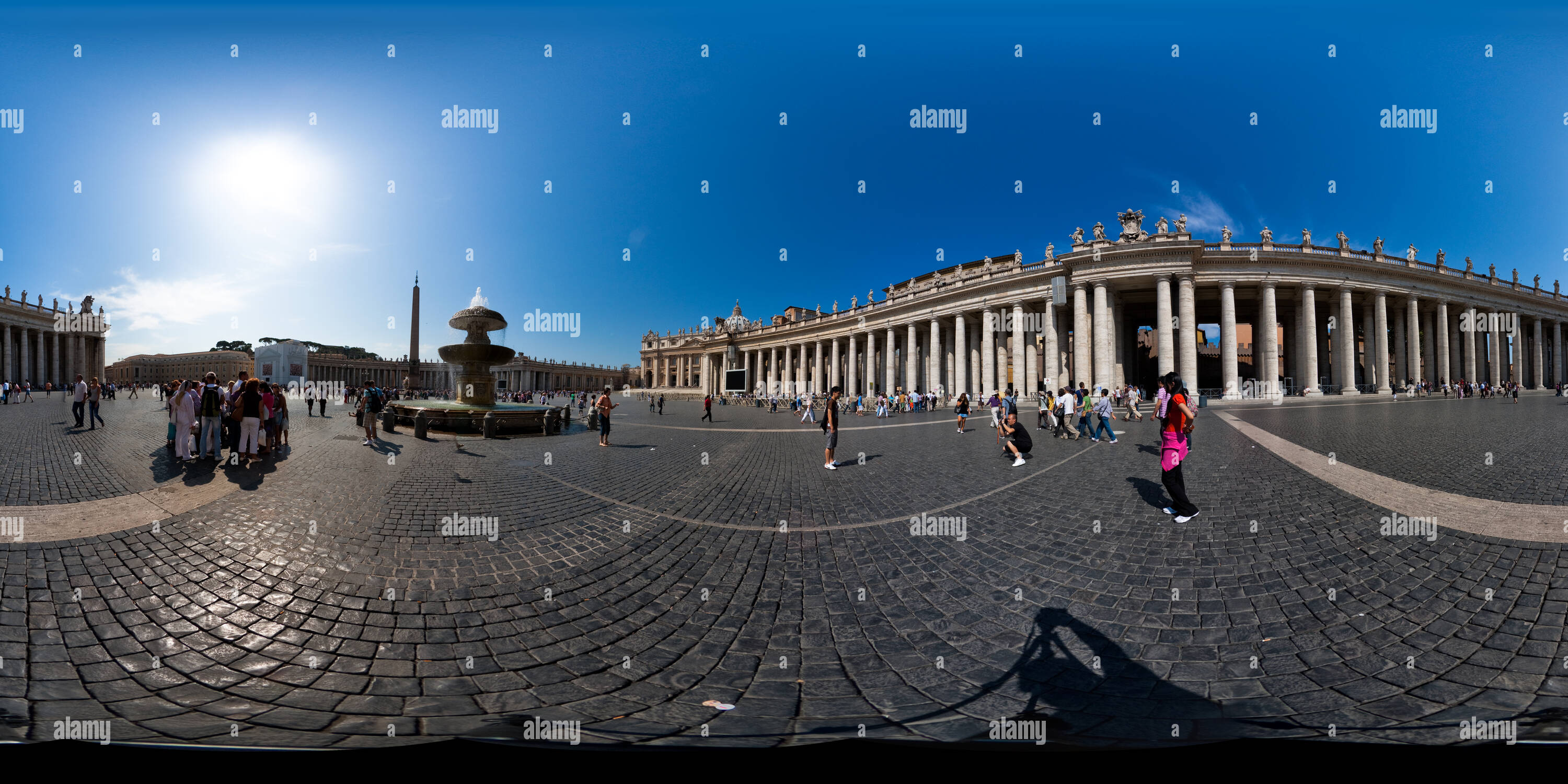 360° view of St Peter's Square - Alamy