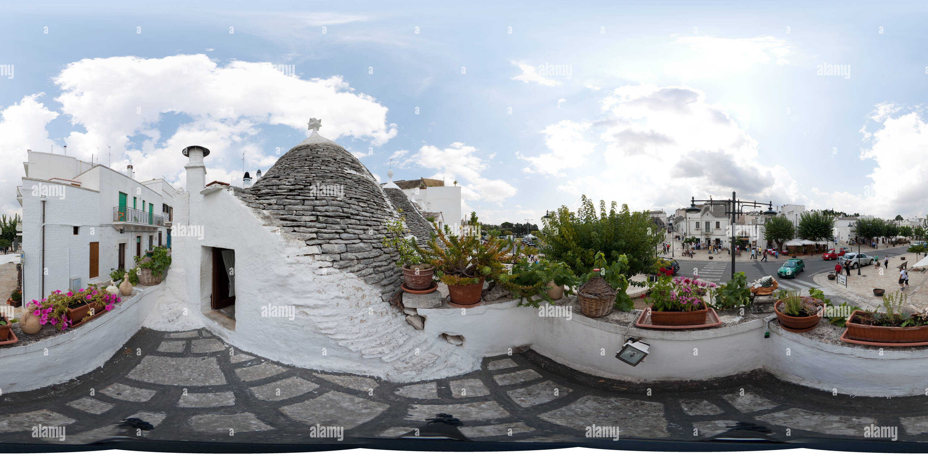 360° view of Trulli House Balcony - Alamy