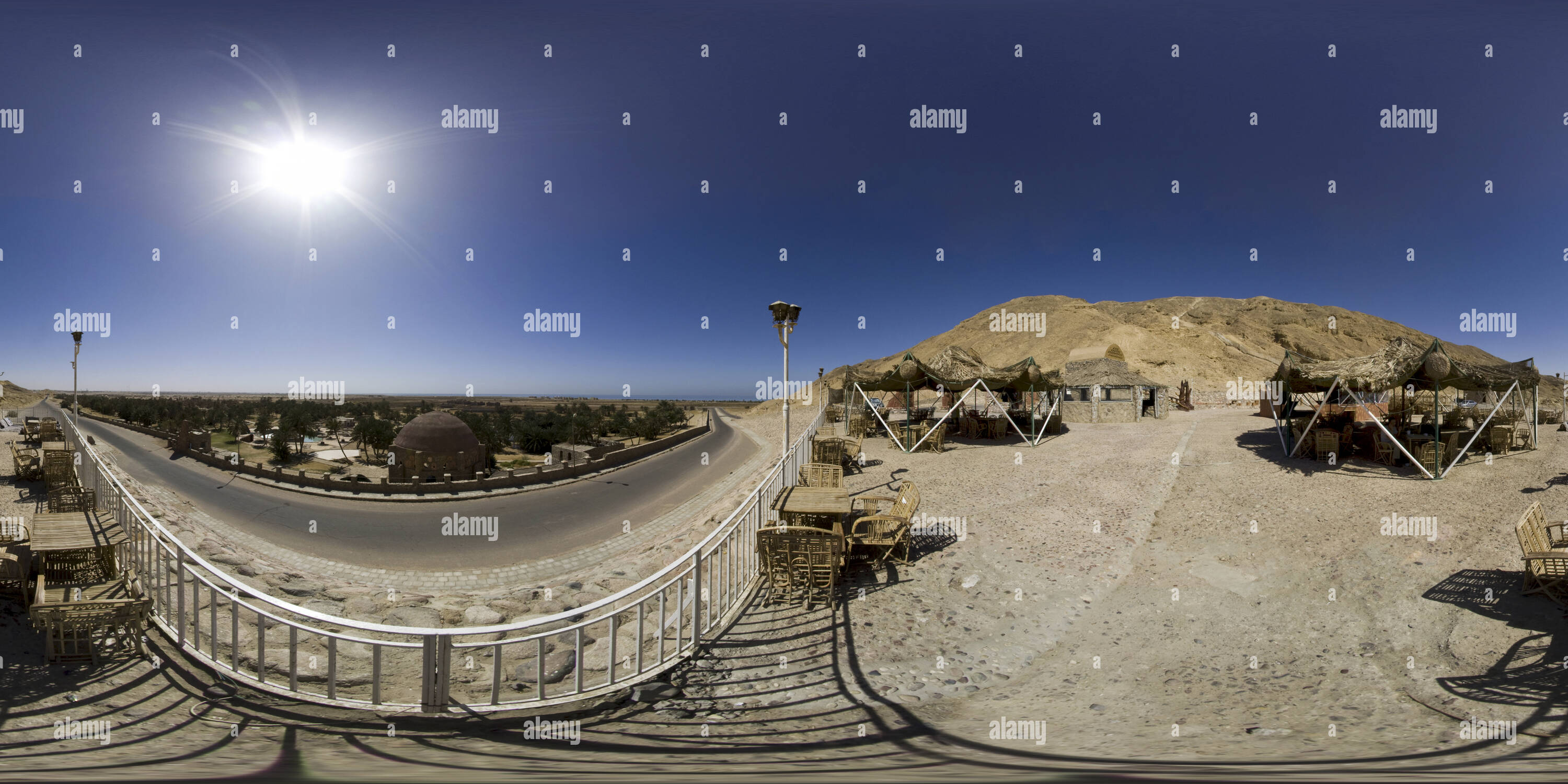360° view of Moses Pool Cafe in El Tour - Alamy