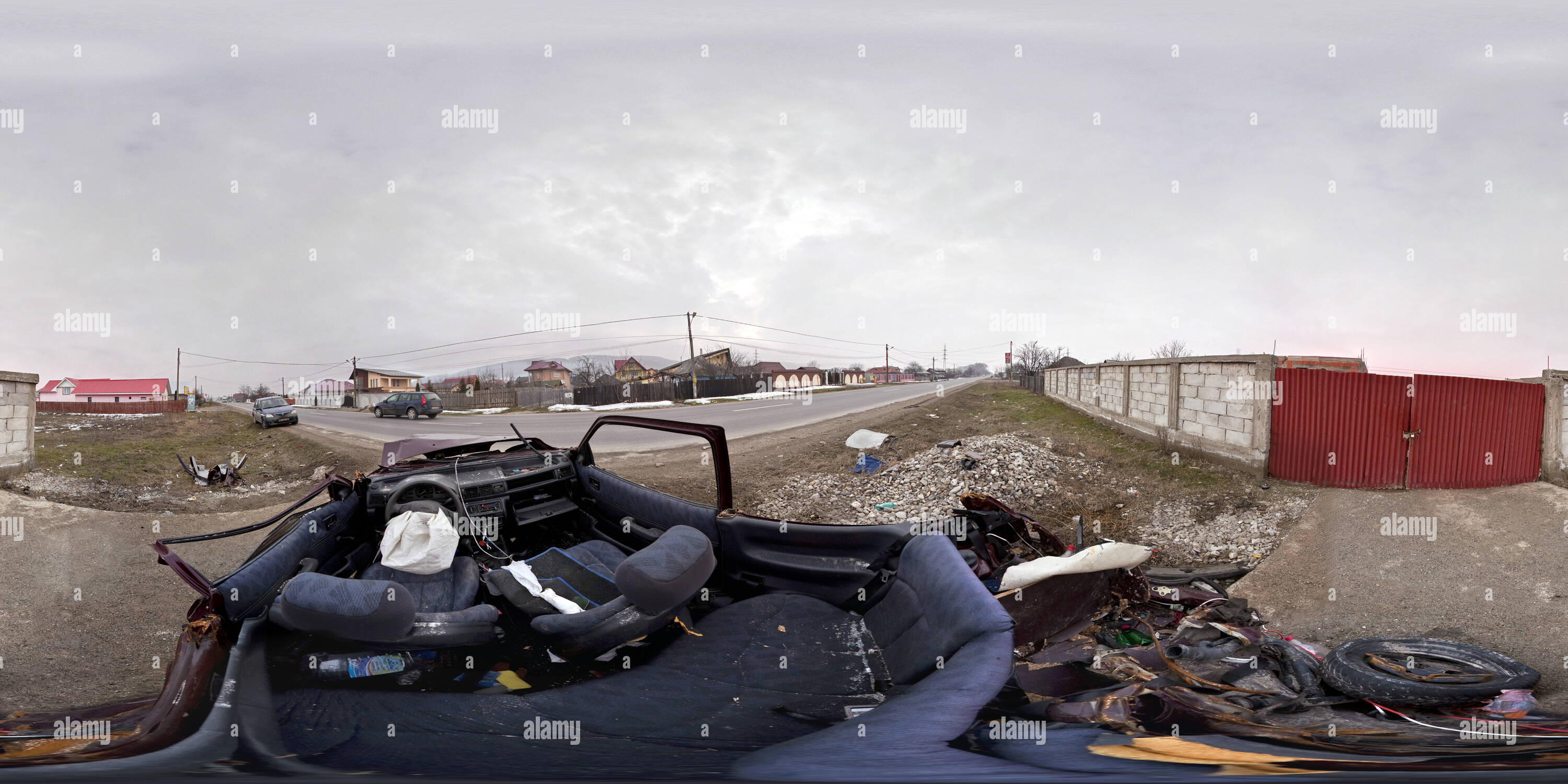 360° view of Watch your speed! You could be next - Alamy