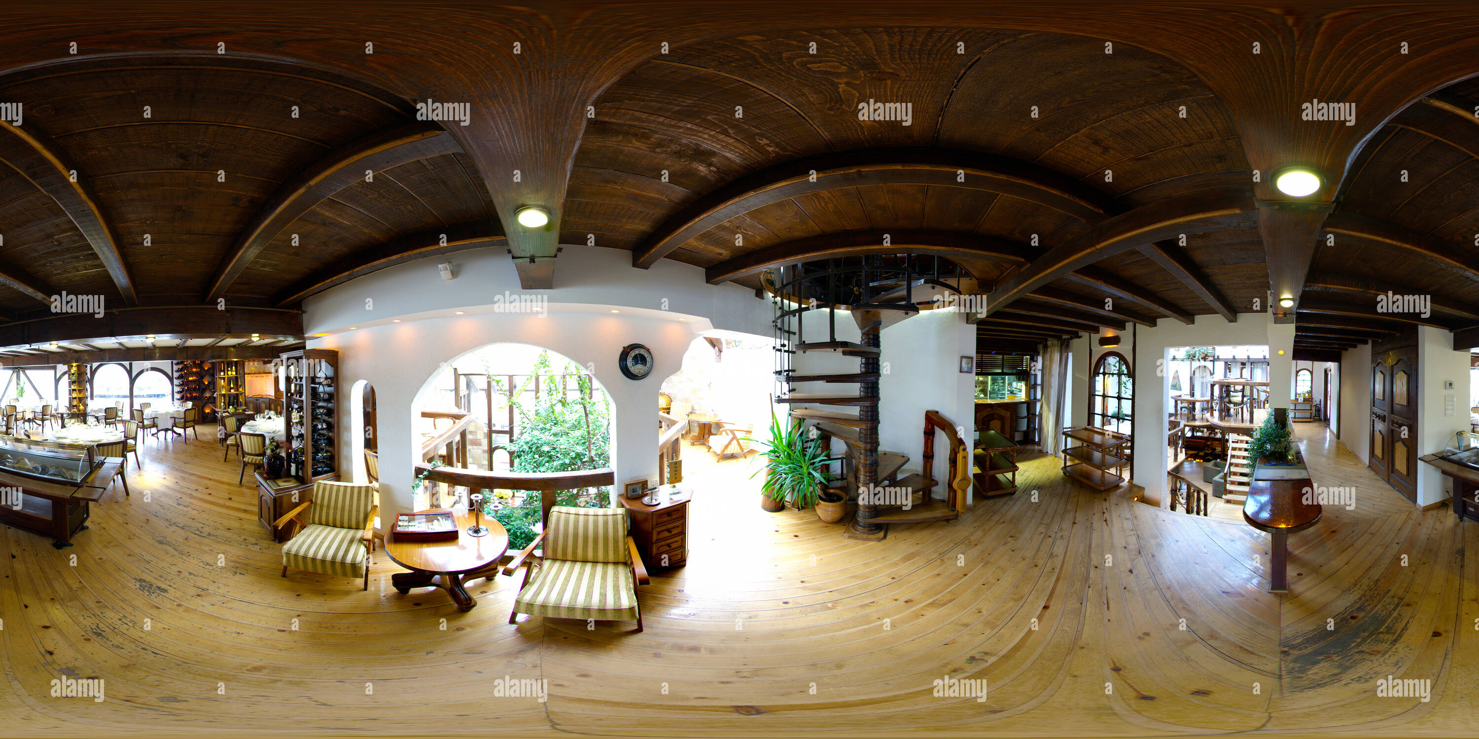 360° view of Bahus Splav Restoran Club 7 - Alamy
