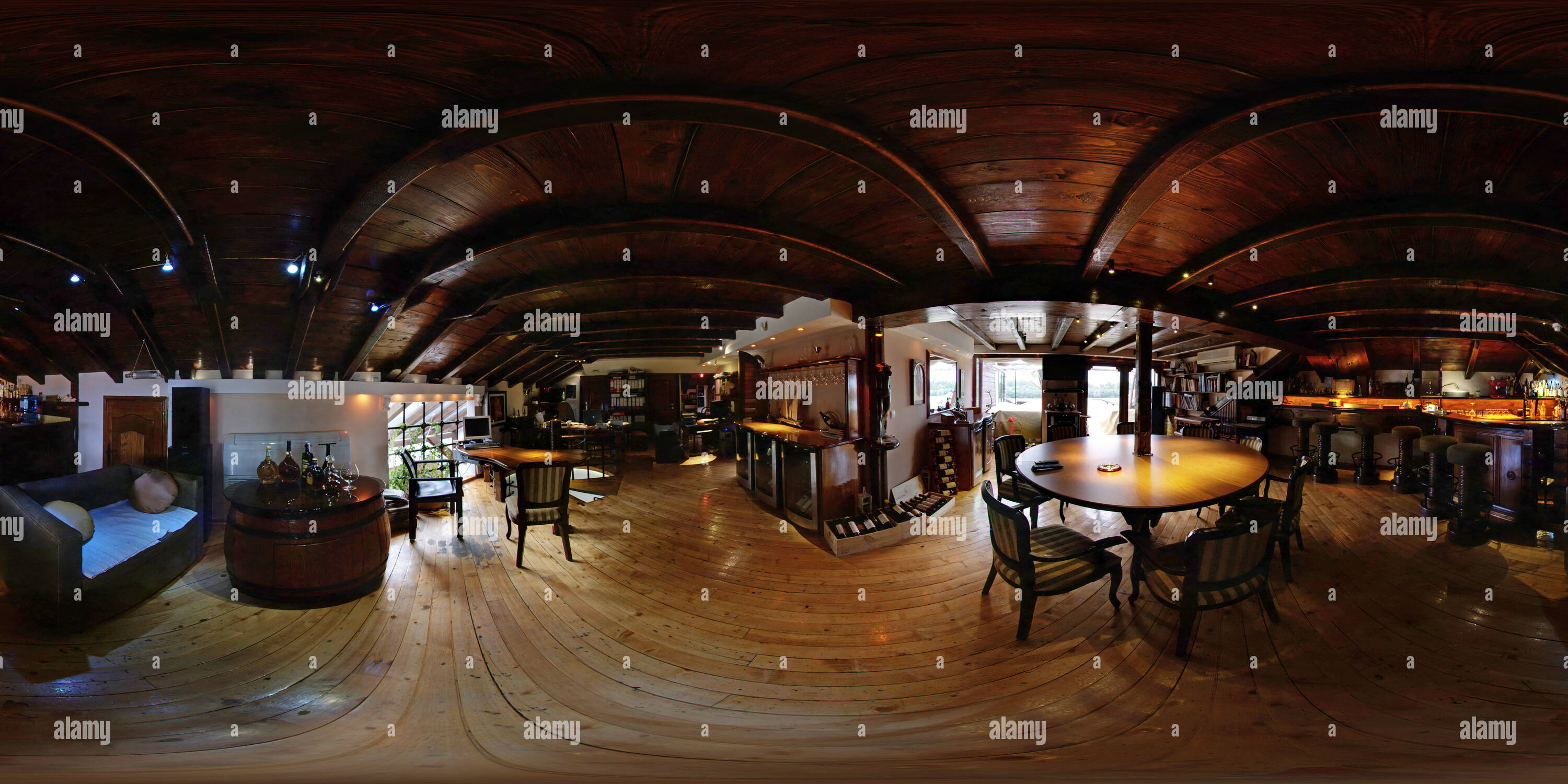 360° view of Bahus Splav Restoran Club 12 - Alamy