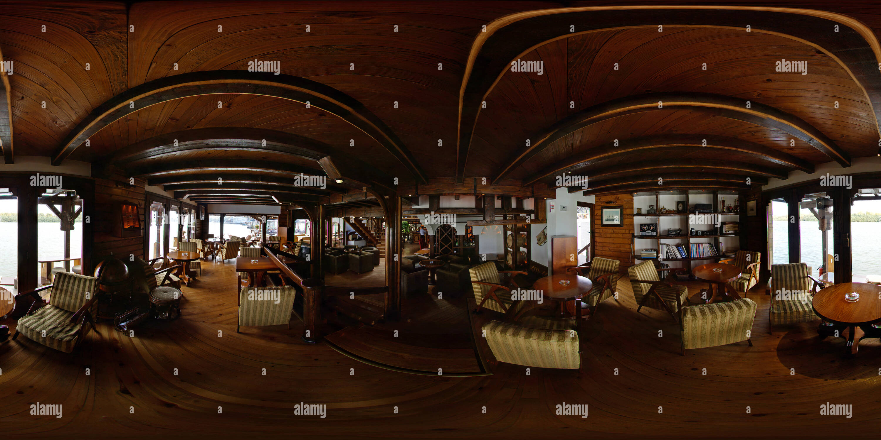360° view of Bahus Splav Restoran Club 24 - Alamy