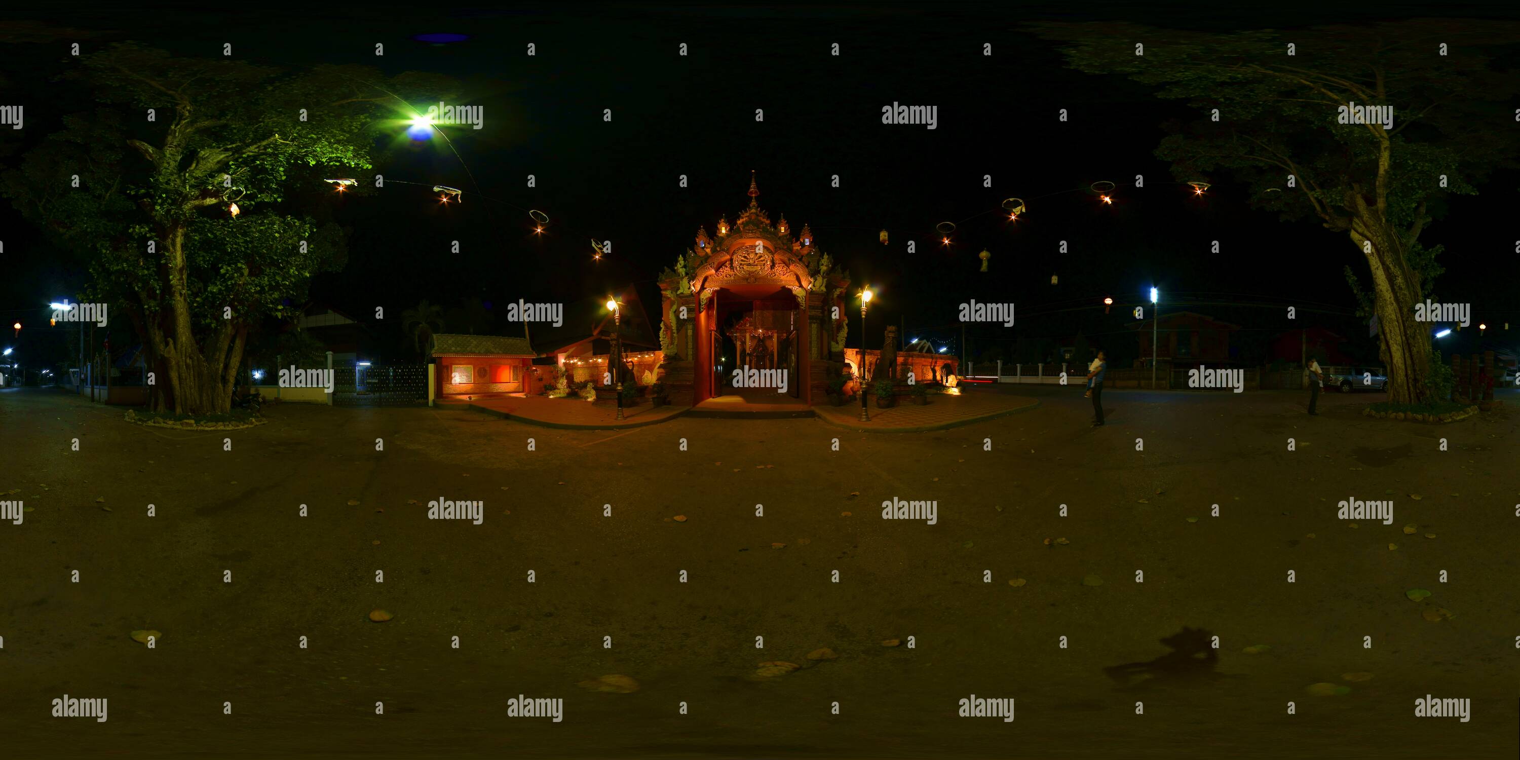 360° view of Wat Ban Fon - Alamy