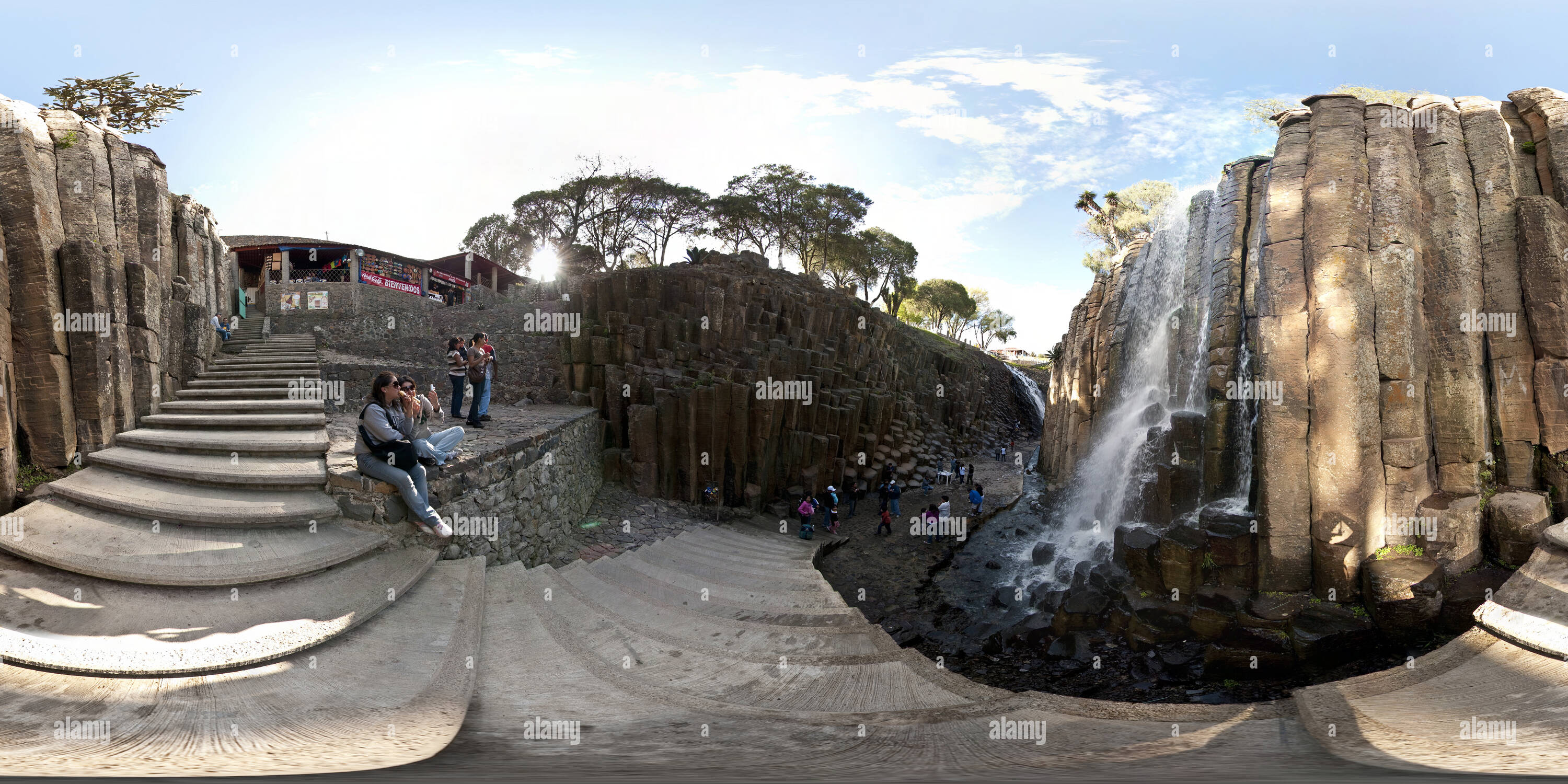 360° view of Basalt Prisms 02 - Alamy