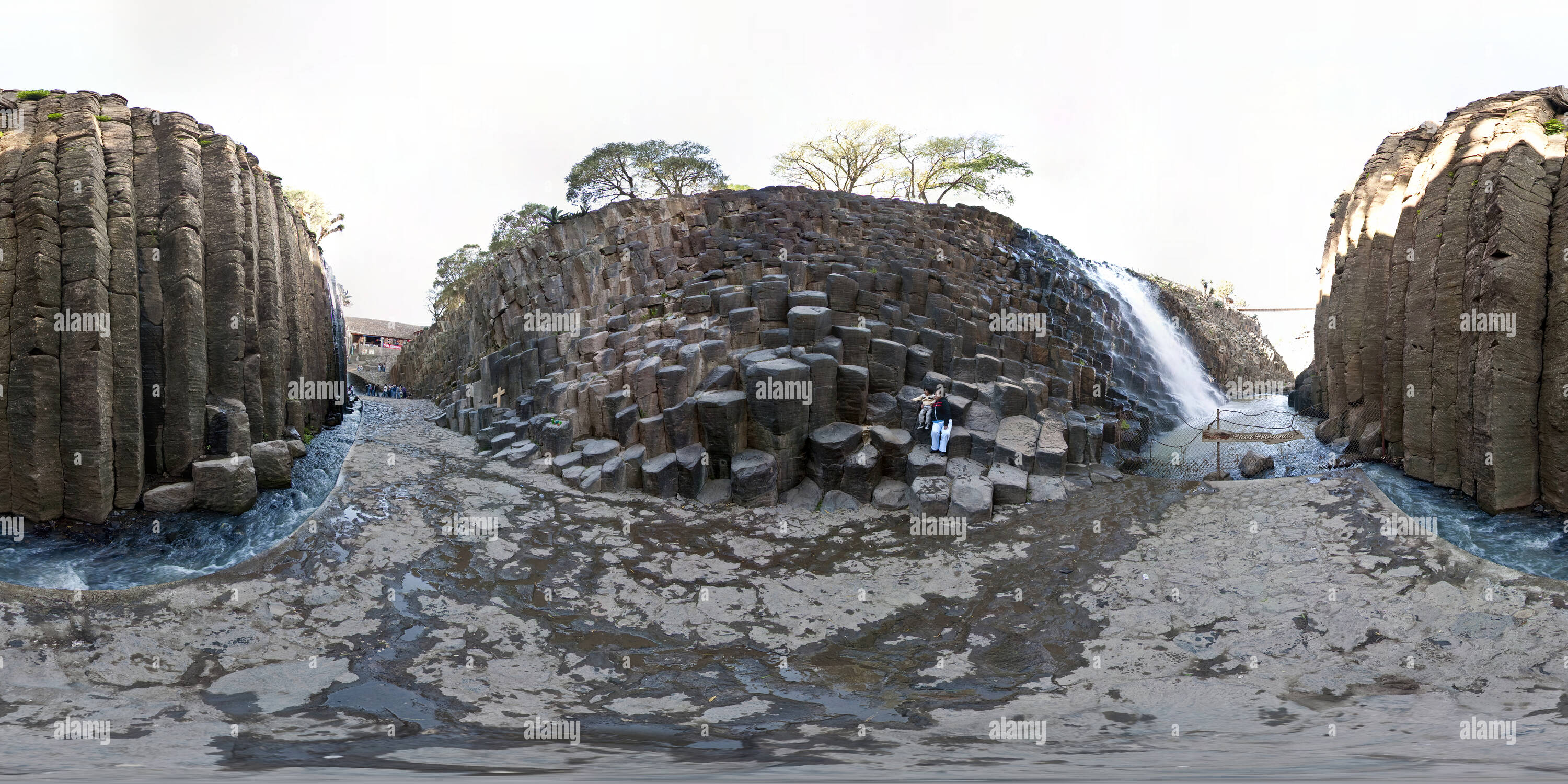 360° view of Basalt Prisms 03 - Alamy