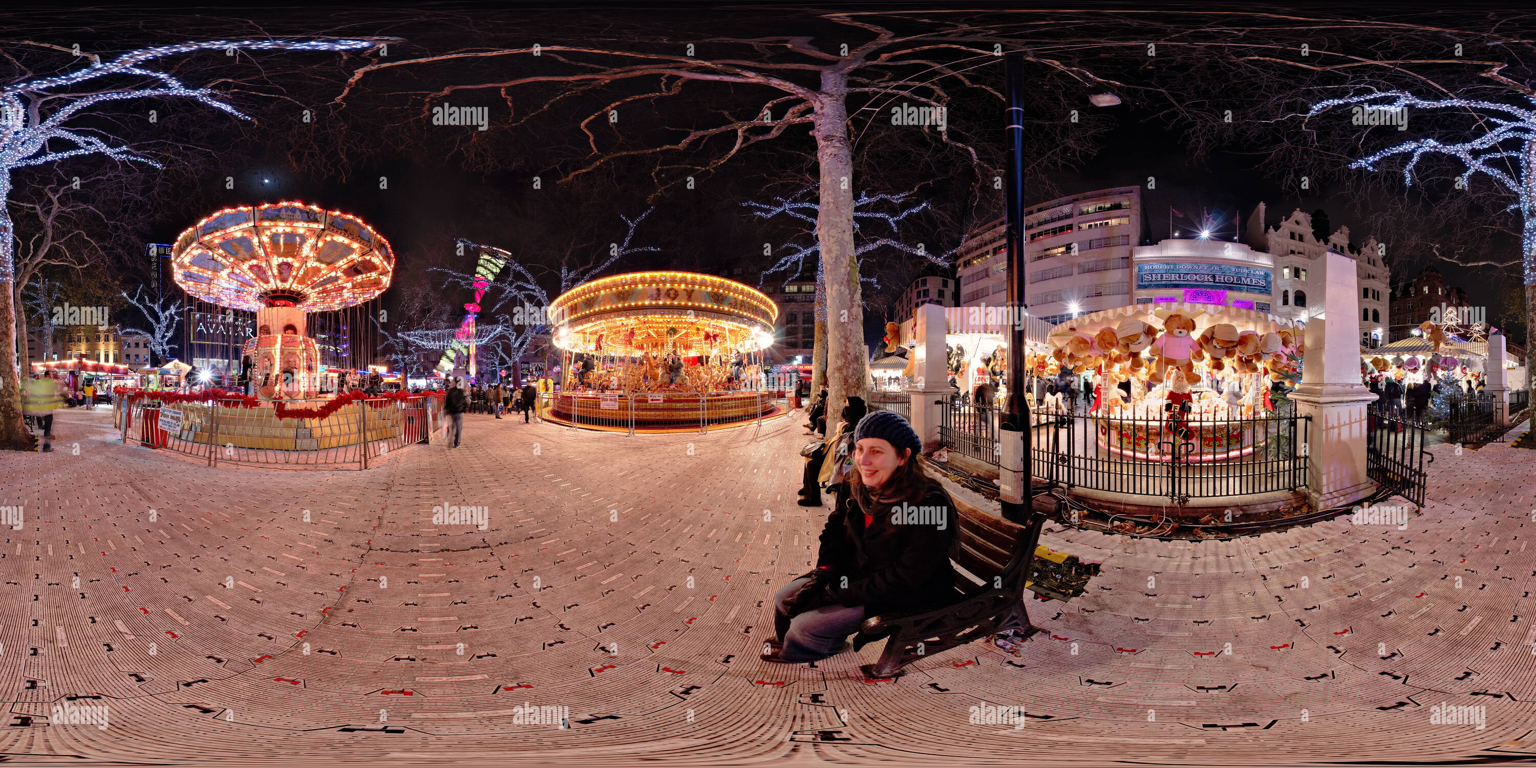 Leicester square fun fair hi-res stock photography and images - Alamy