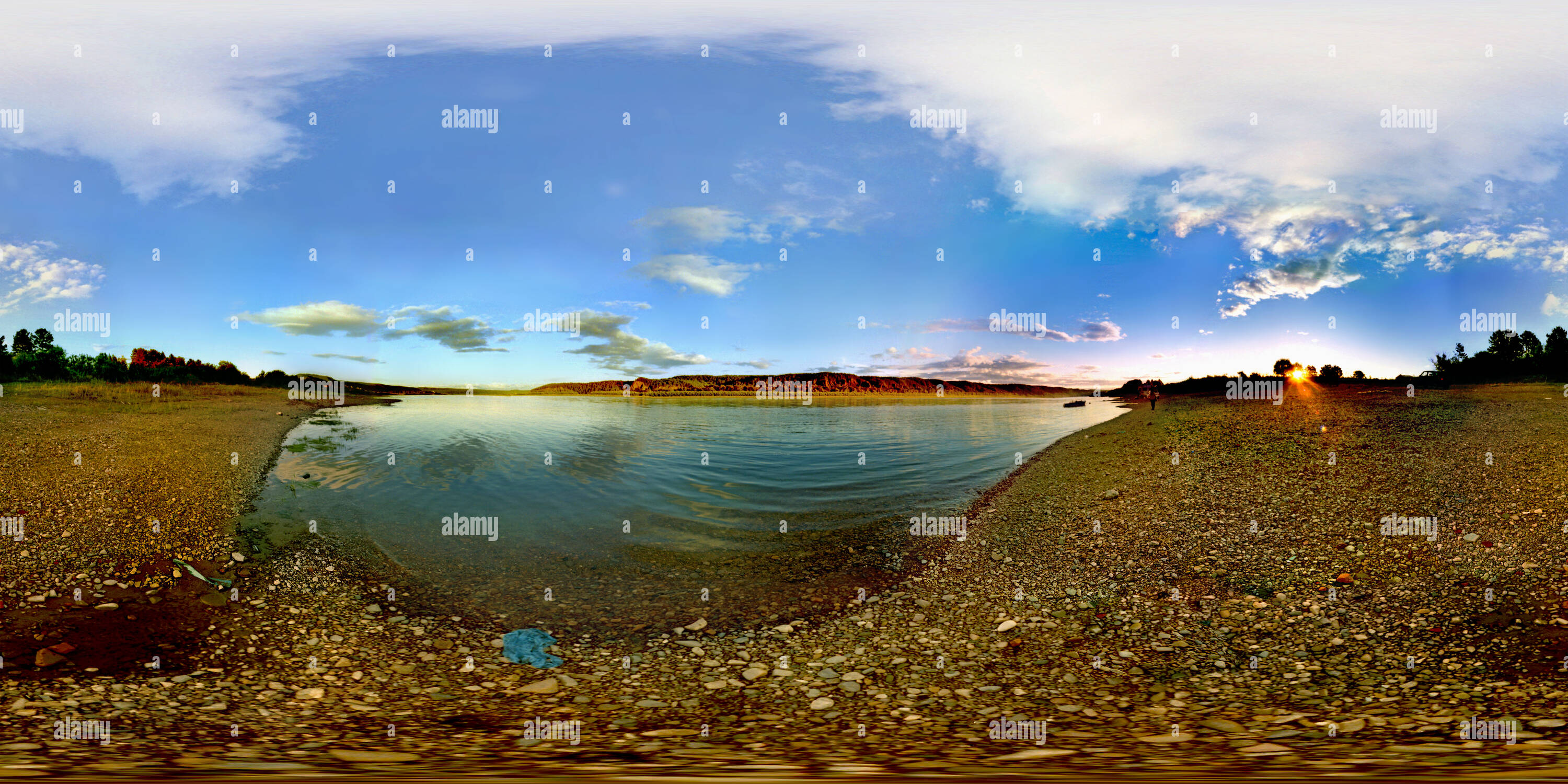 360° view of the sunset at China’s North Pole Village - Alamy