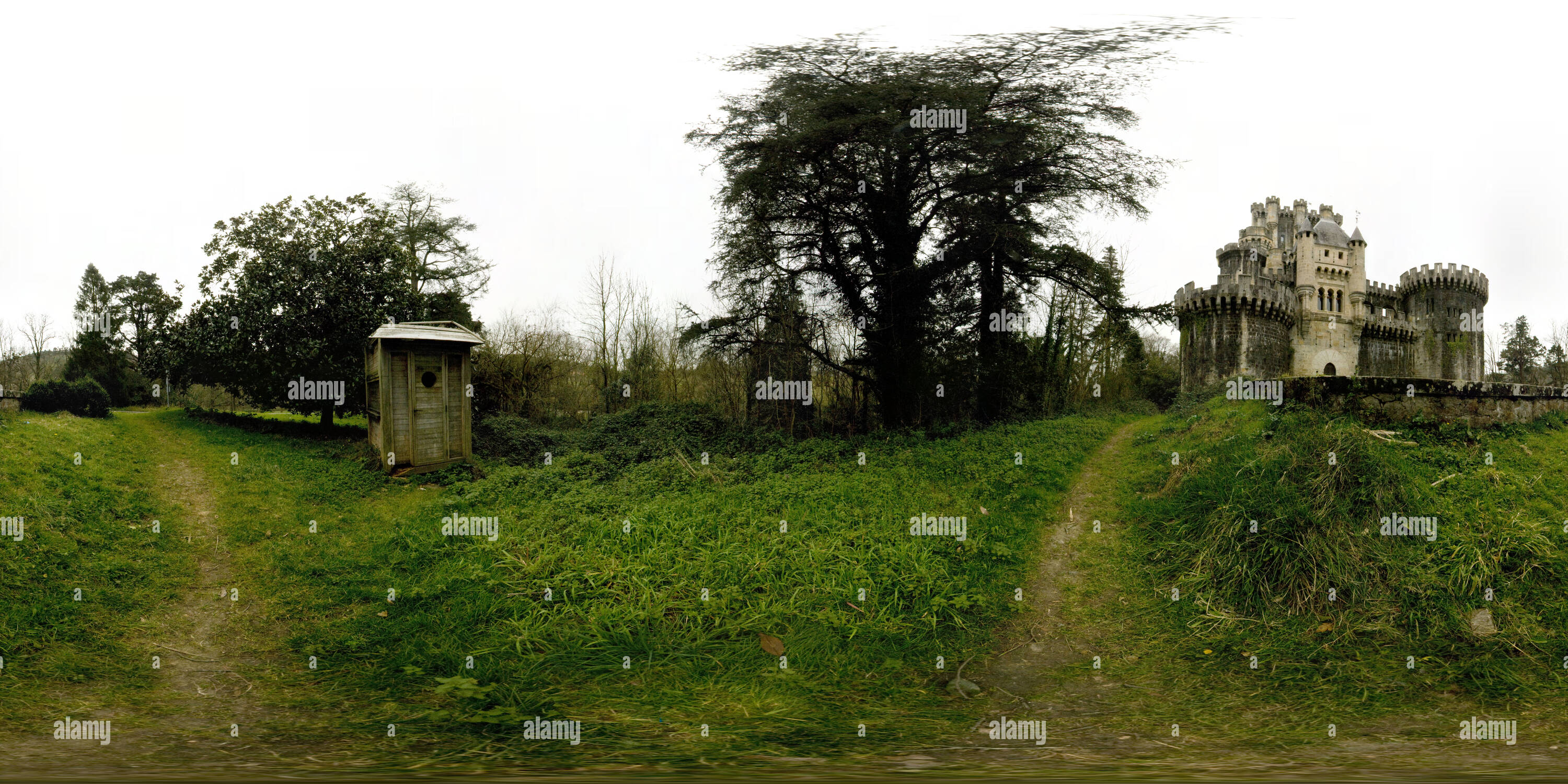 360° view of Castillo De Butron - Alamy